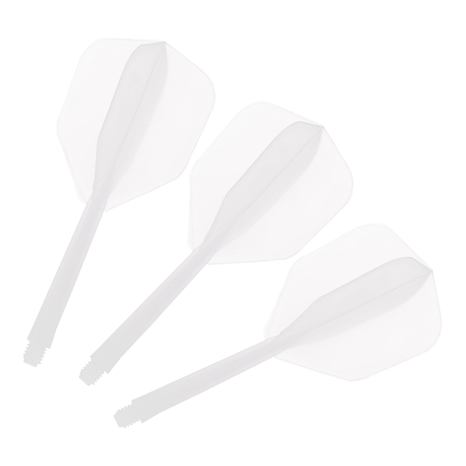 Uxcell Integrated Dart Shaft and Flights, 15 Pack 2BA Thread Plastic ...