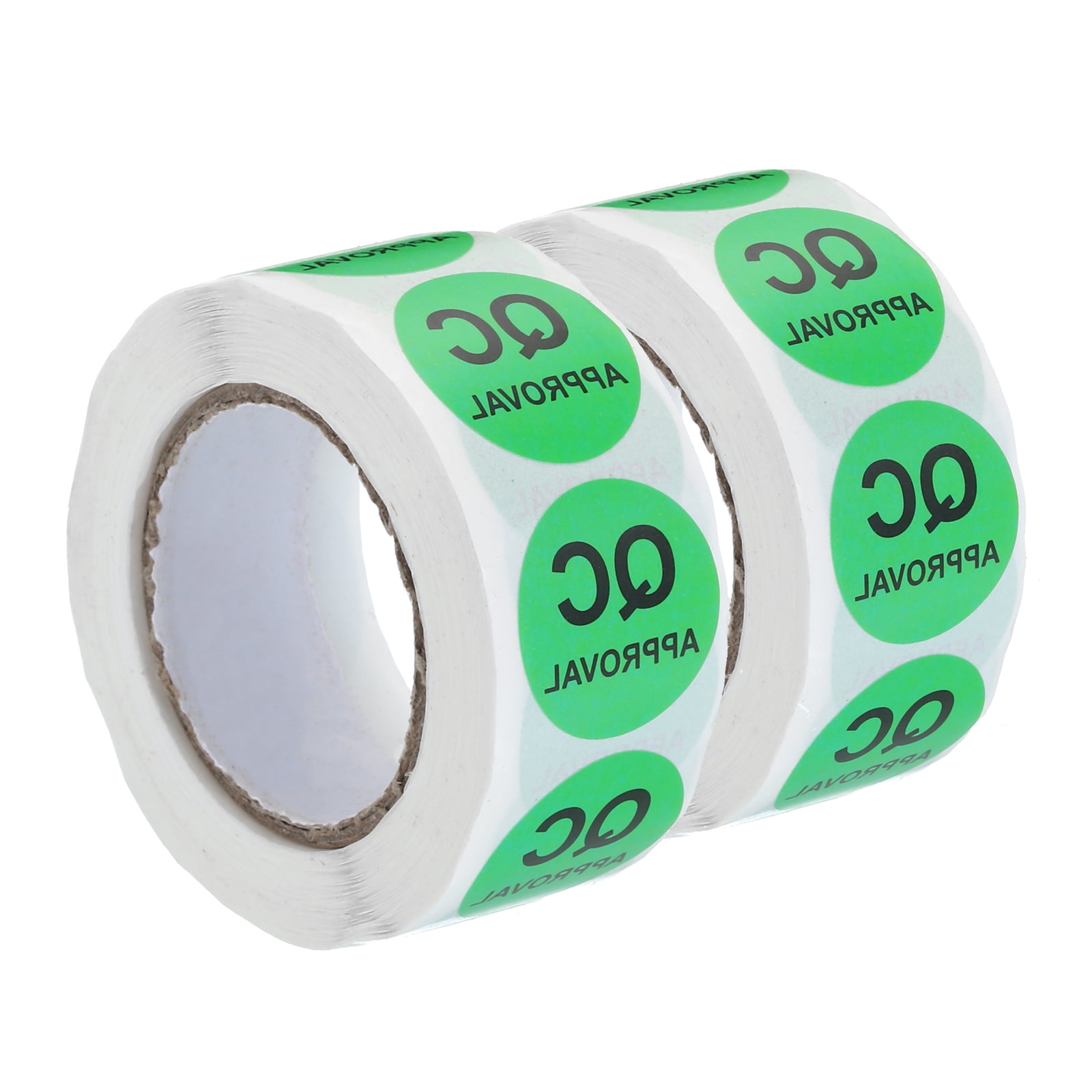 Uxcell Inventory QC Approval Stickers Labels 25mm/1" Green for ...