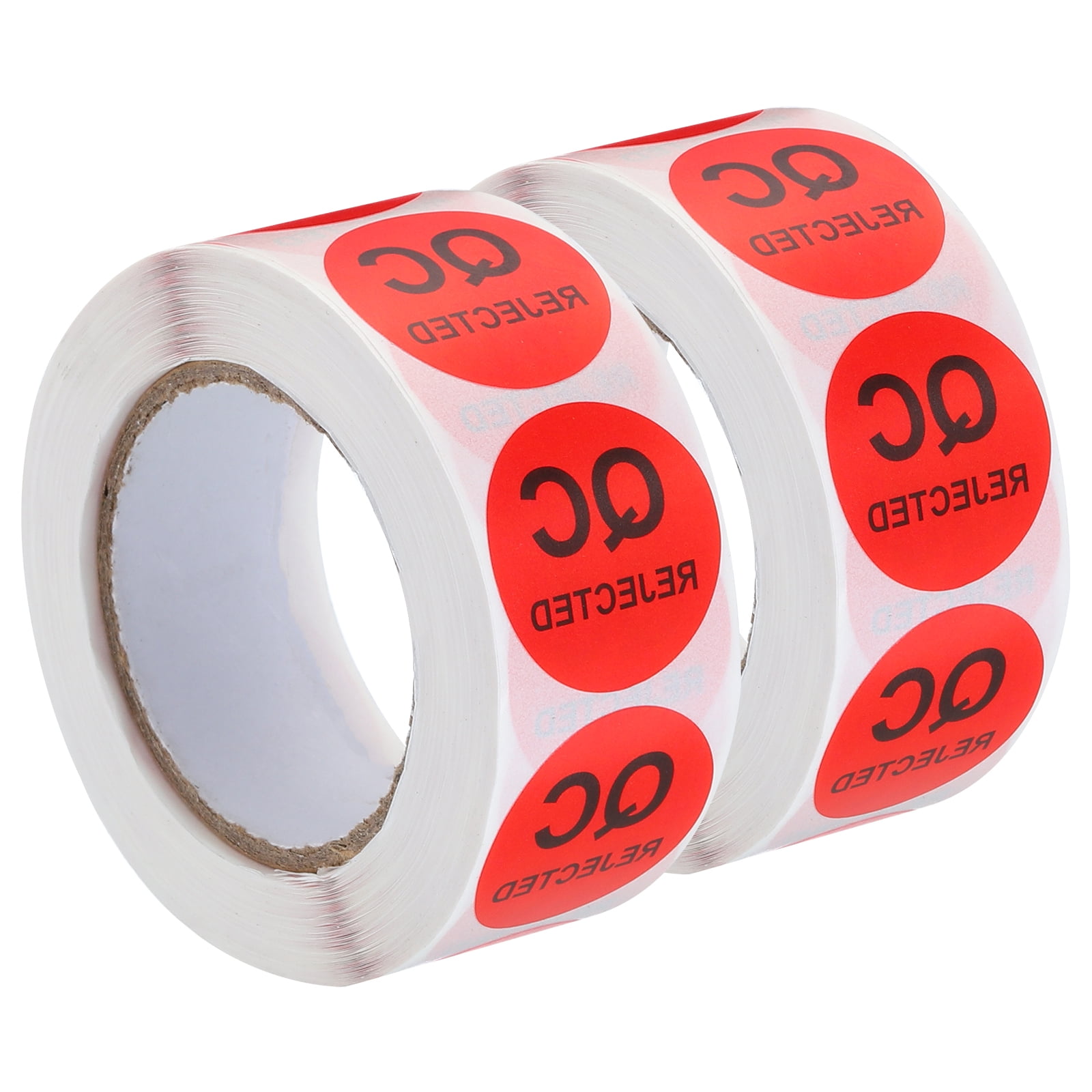 Uxcell Inventory QC Rejected Stickers Labels 25mm/1" Red for Inventory ...