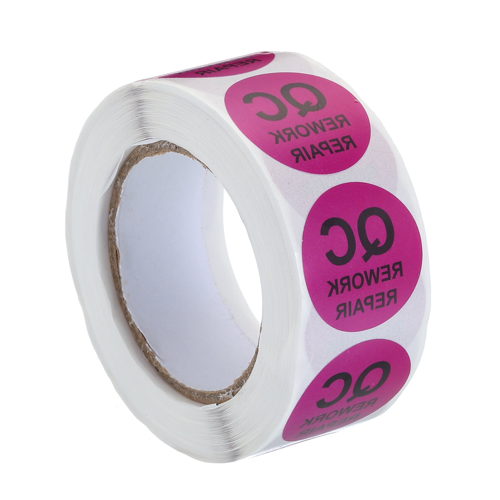 Uxcell Inventory QC Rework Repair Stickers Labels 25mm/1" Purple for ...