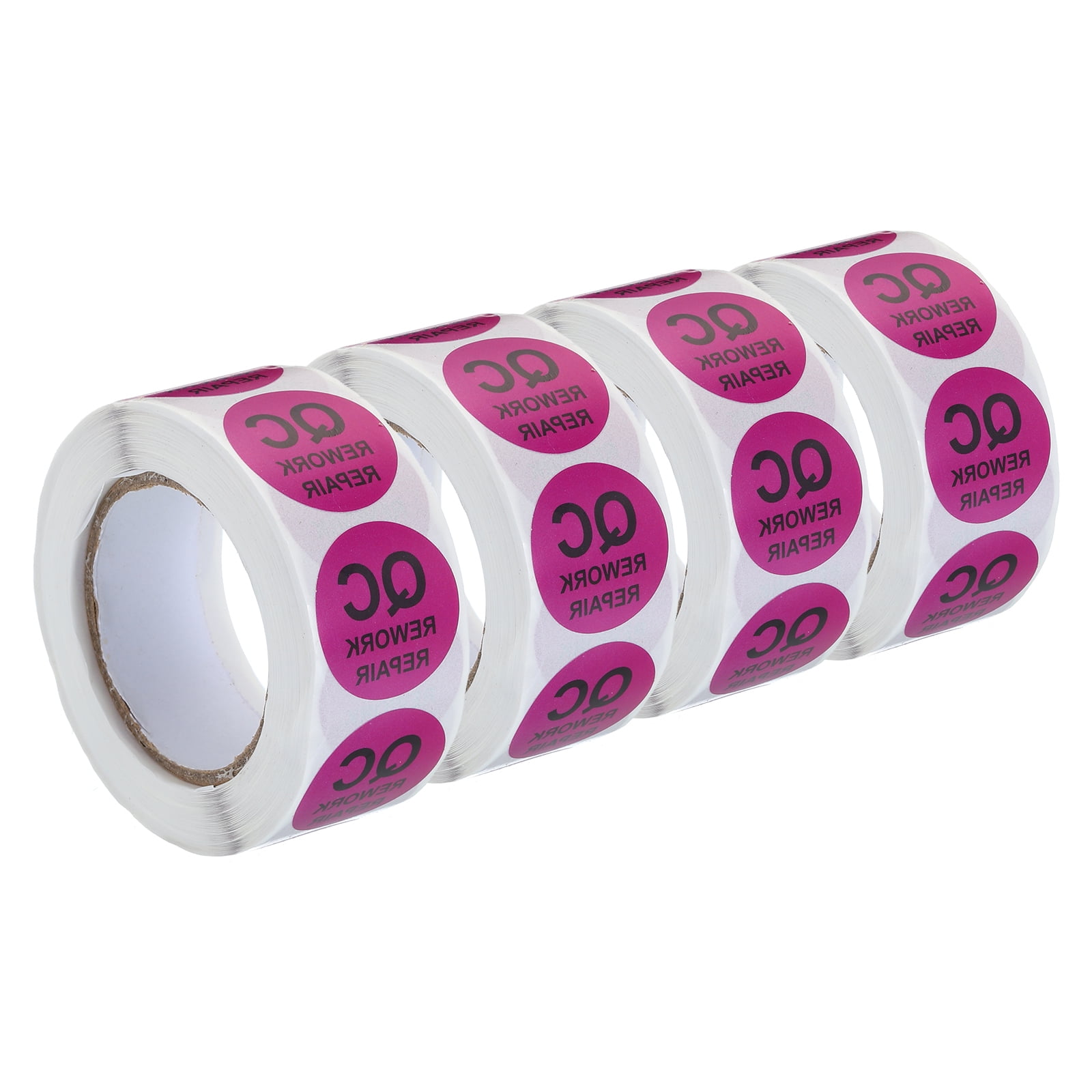 Uxcell Inventory QC Rework Repair Stickers Labels 25mm/1" Purple for ...