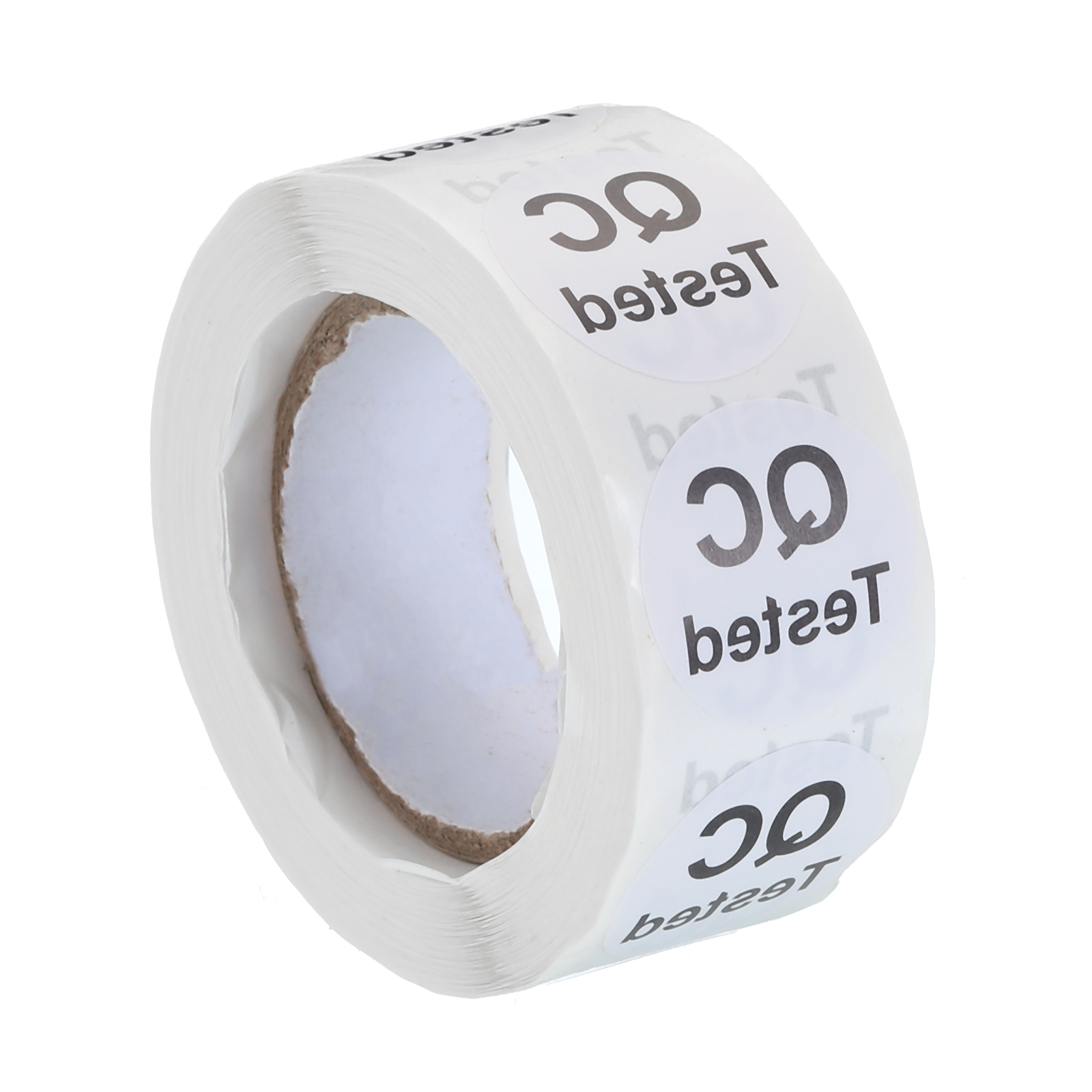 Uxcell Inventory QC Tested Stickers Labels 25mm/1" White for Inventory ...