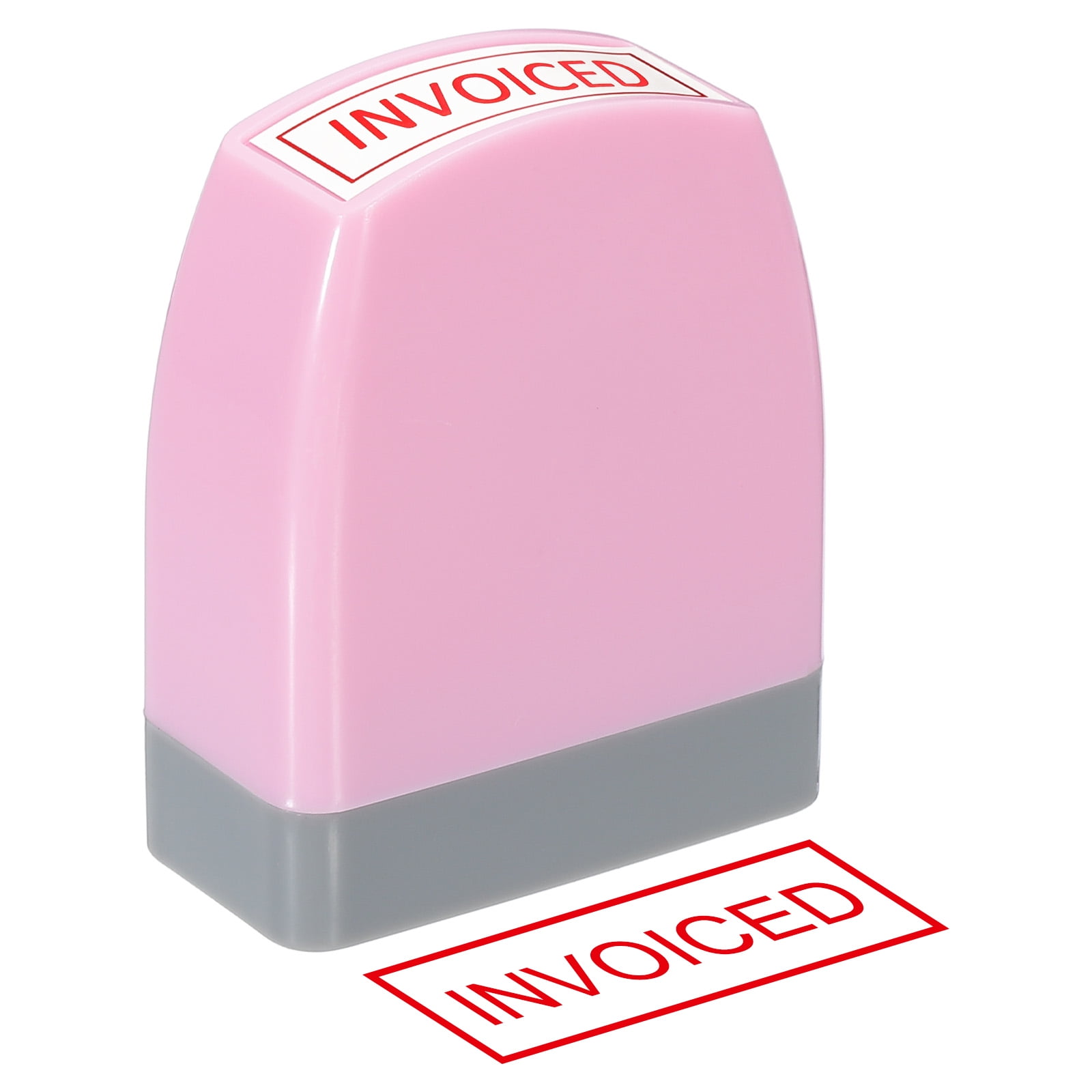 Uxcell Invoiced Notice Stamp Self Inking, Office Stamps Message Stamp ...