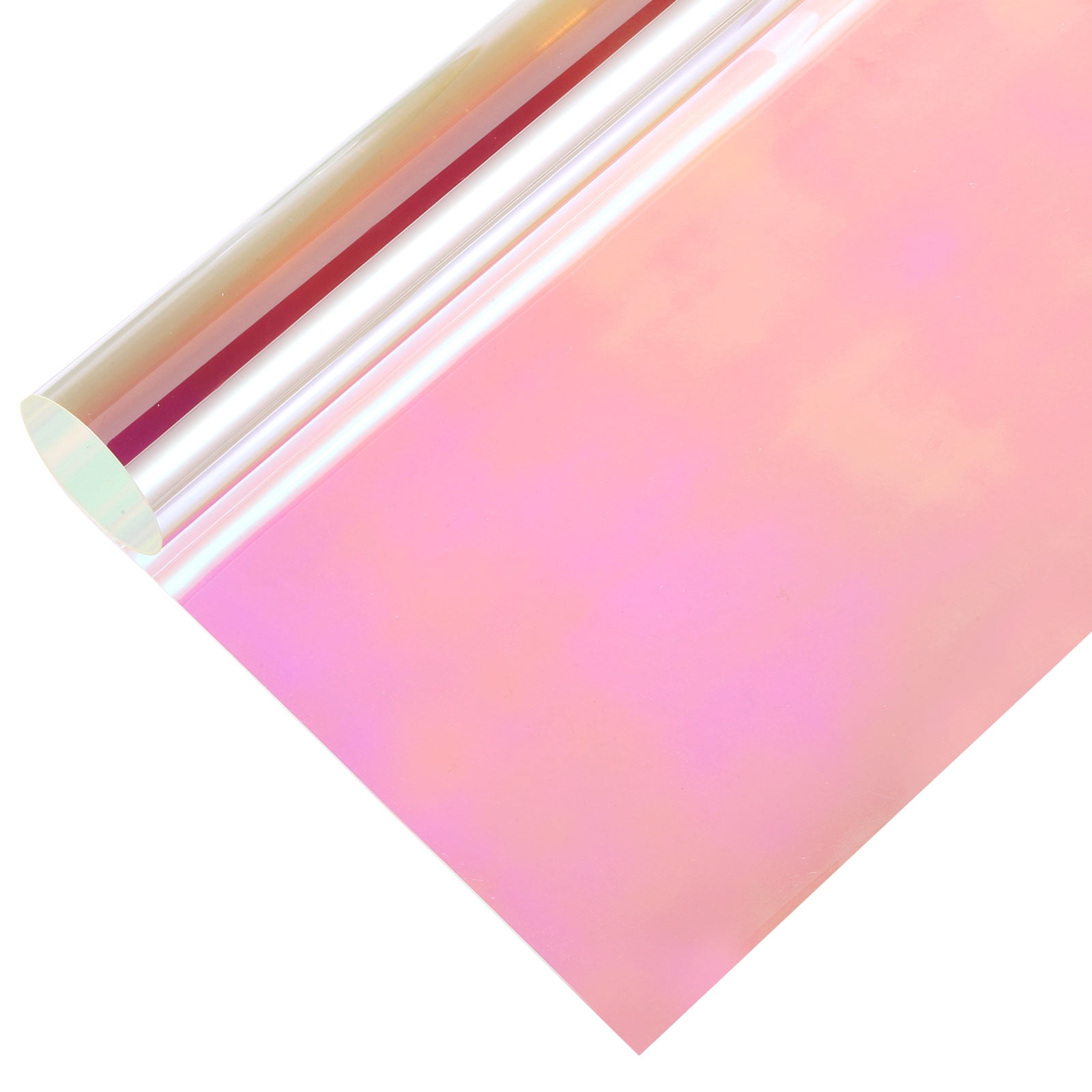 Uxcell Iridescent Window Film,24" x 39" Holographic Fabric Dichroic ...