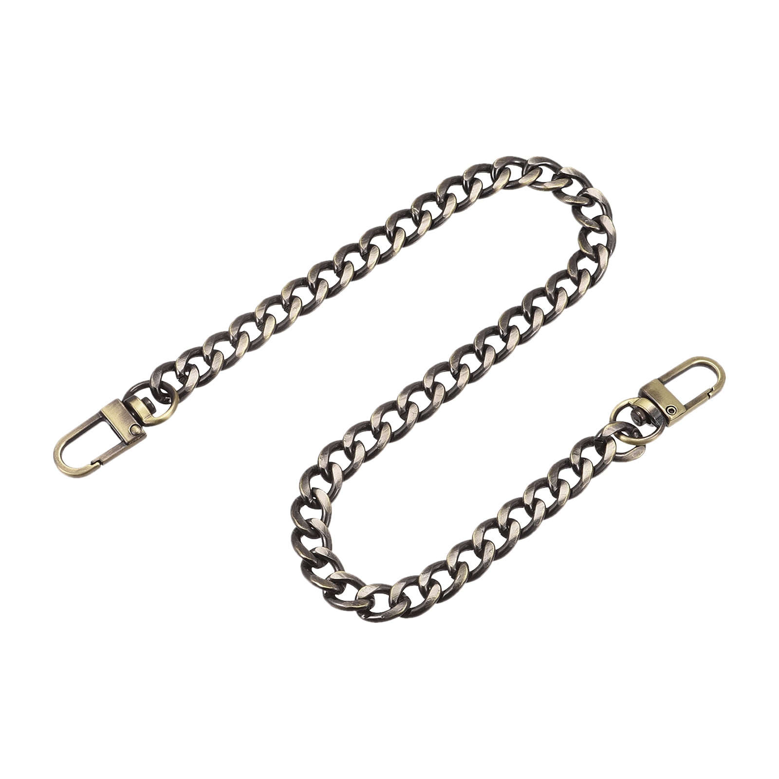 Uxcell Iron Flat Chain Strap, 16" Handbag Chains Purse Straps DIY ...