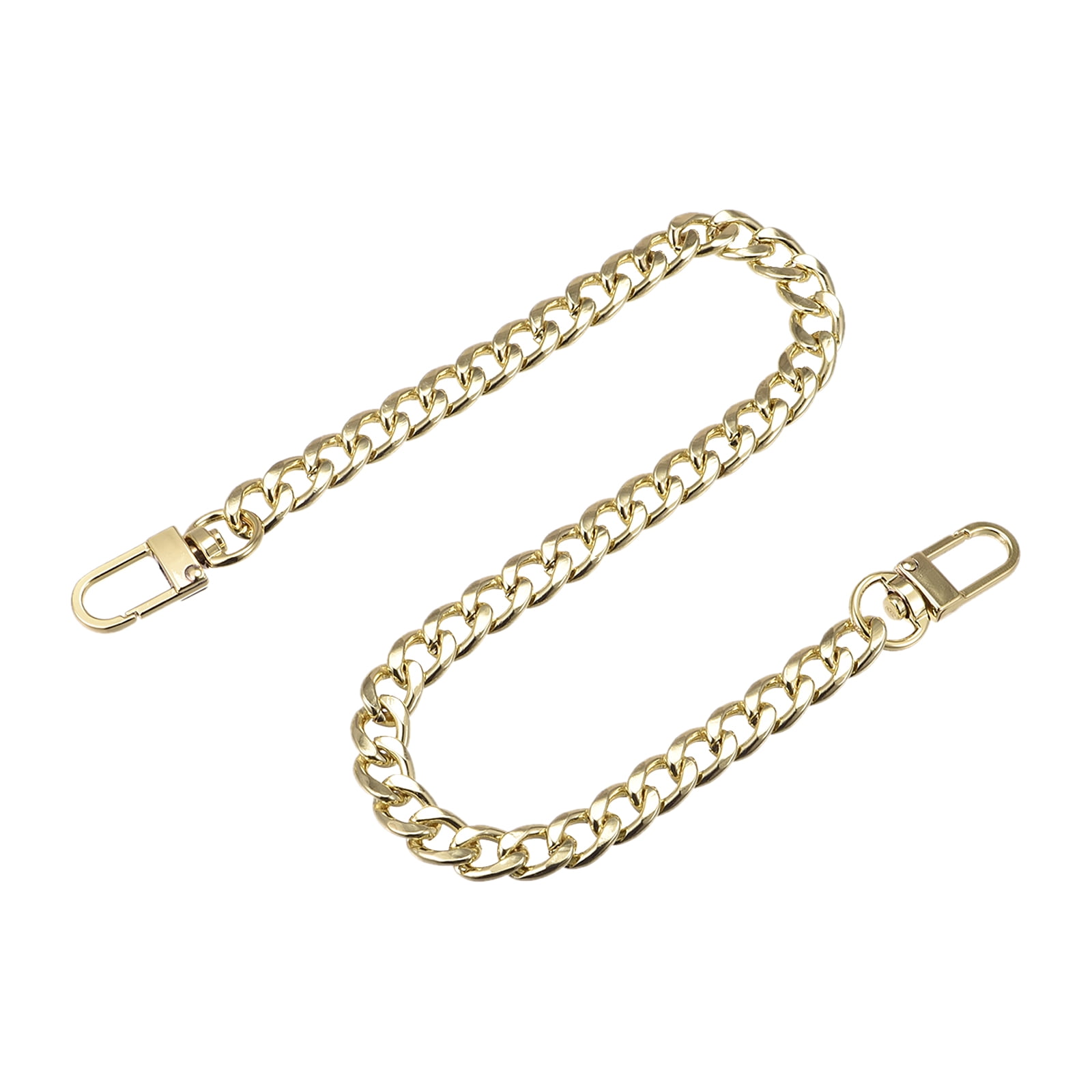 Uxcell Iron Flat Chain Strap, 16" Handbag Chains Purse Straps DIY ...