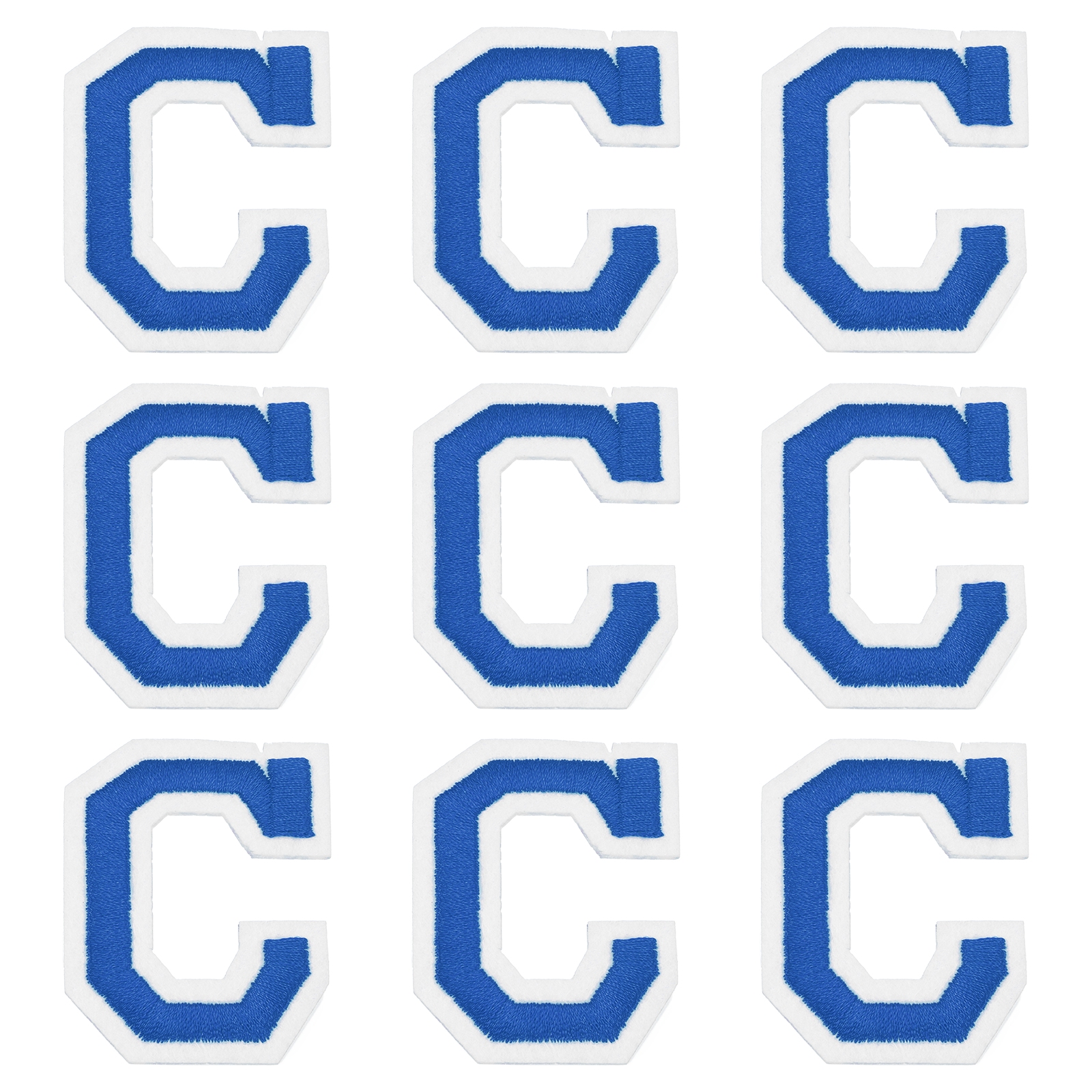 Uxcell Iron on Letter Patches, 9 Pcs 2"/5cm Alphabet C Iron on ...