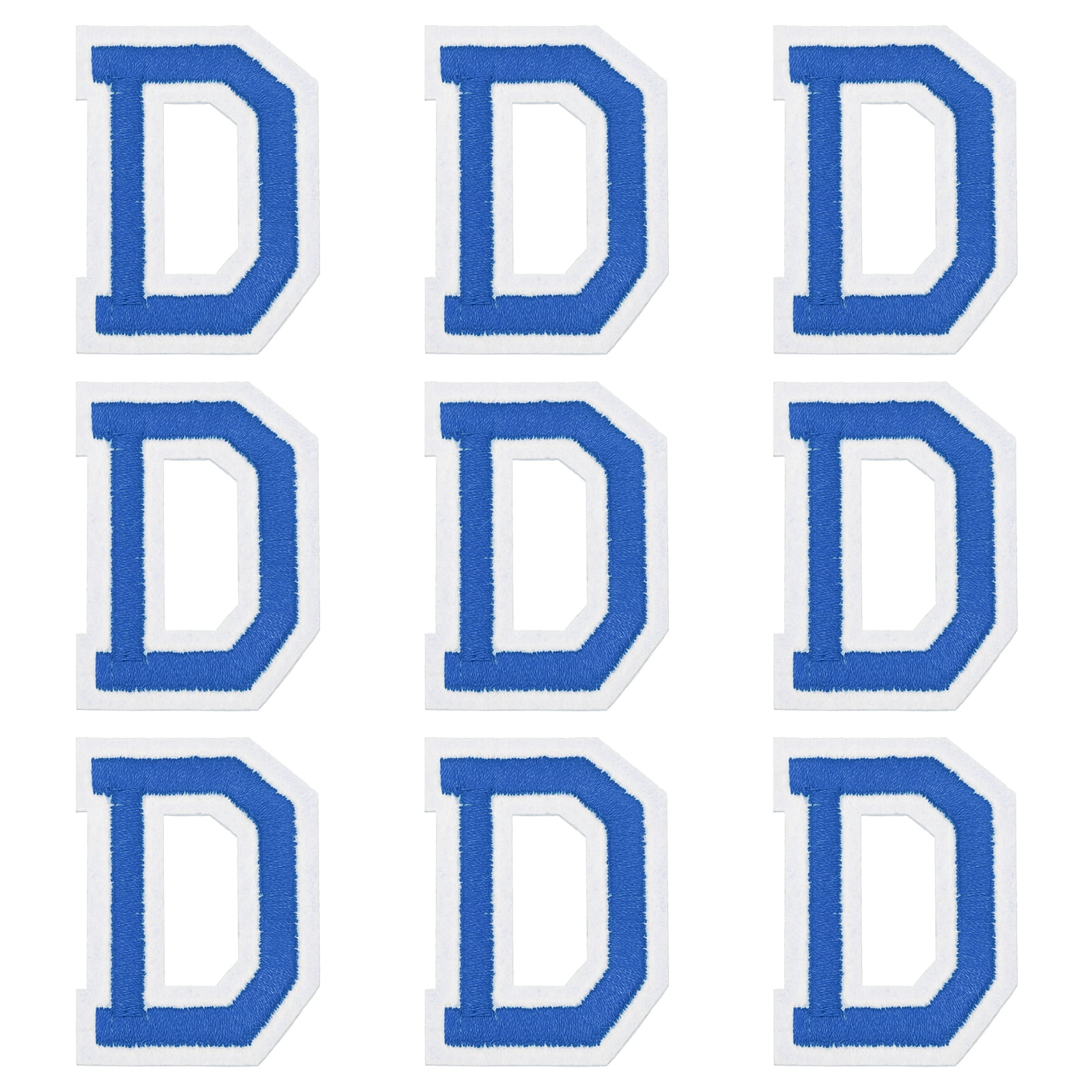 Uxcell Iron on Letter Patches, 9 Pcs 2"/5cm Alphabet D Iron on ...