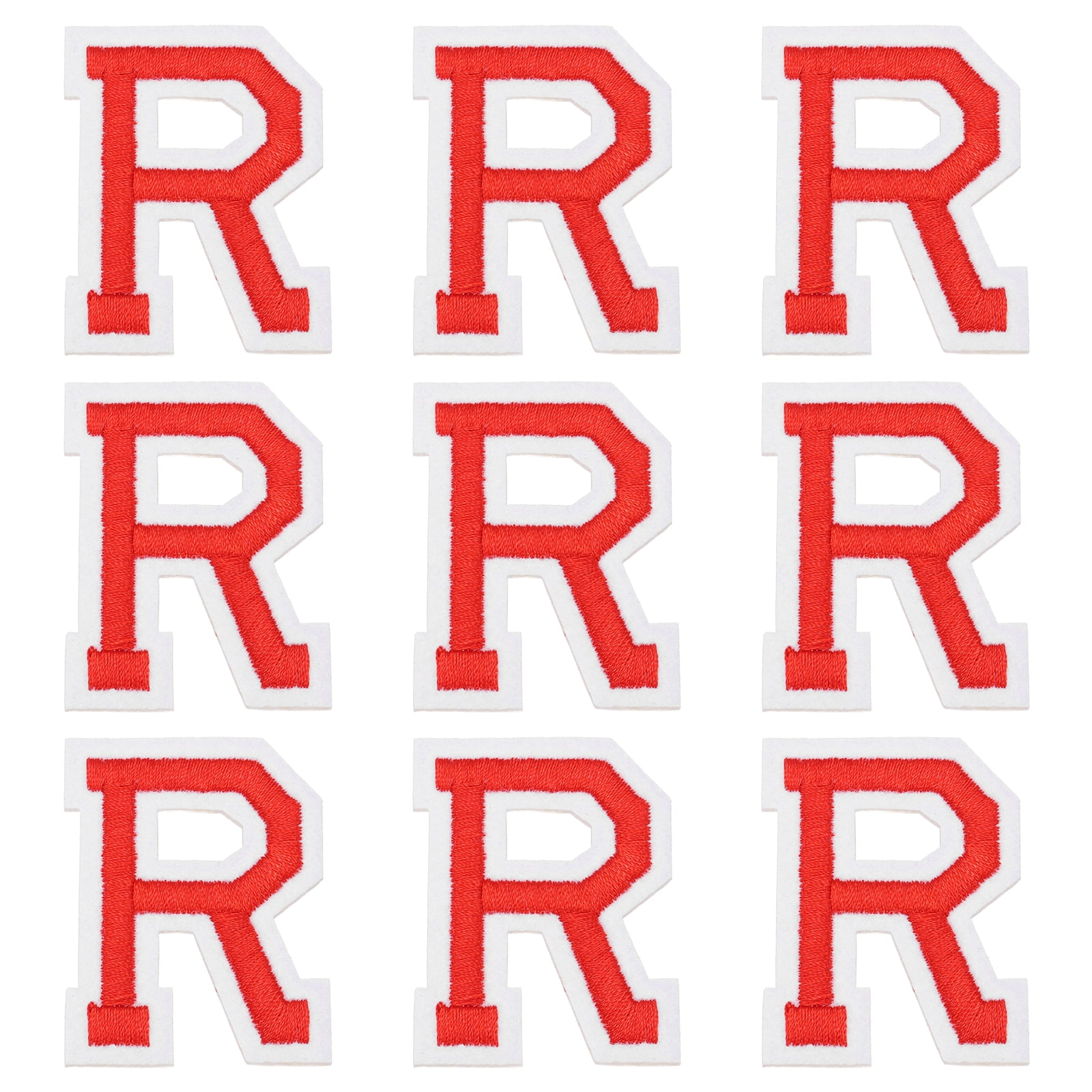 Uxcell Iron on Letter Patches, 9 Pcs 2"/5cm Alphabet R Iron on ...