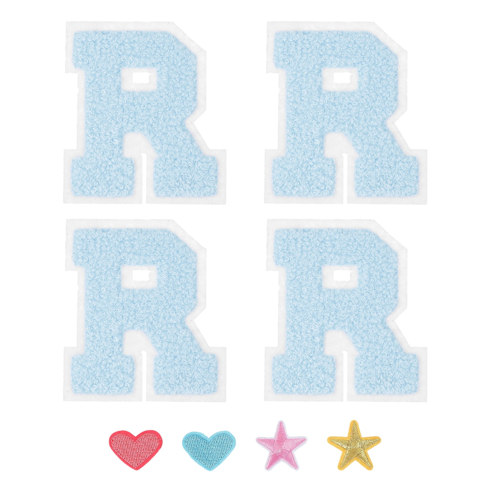 Uxcell Iron on Letter Patch Iron-on Chenille Letter Patches Alphabet ...