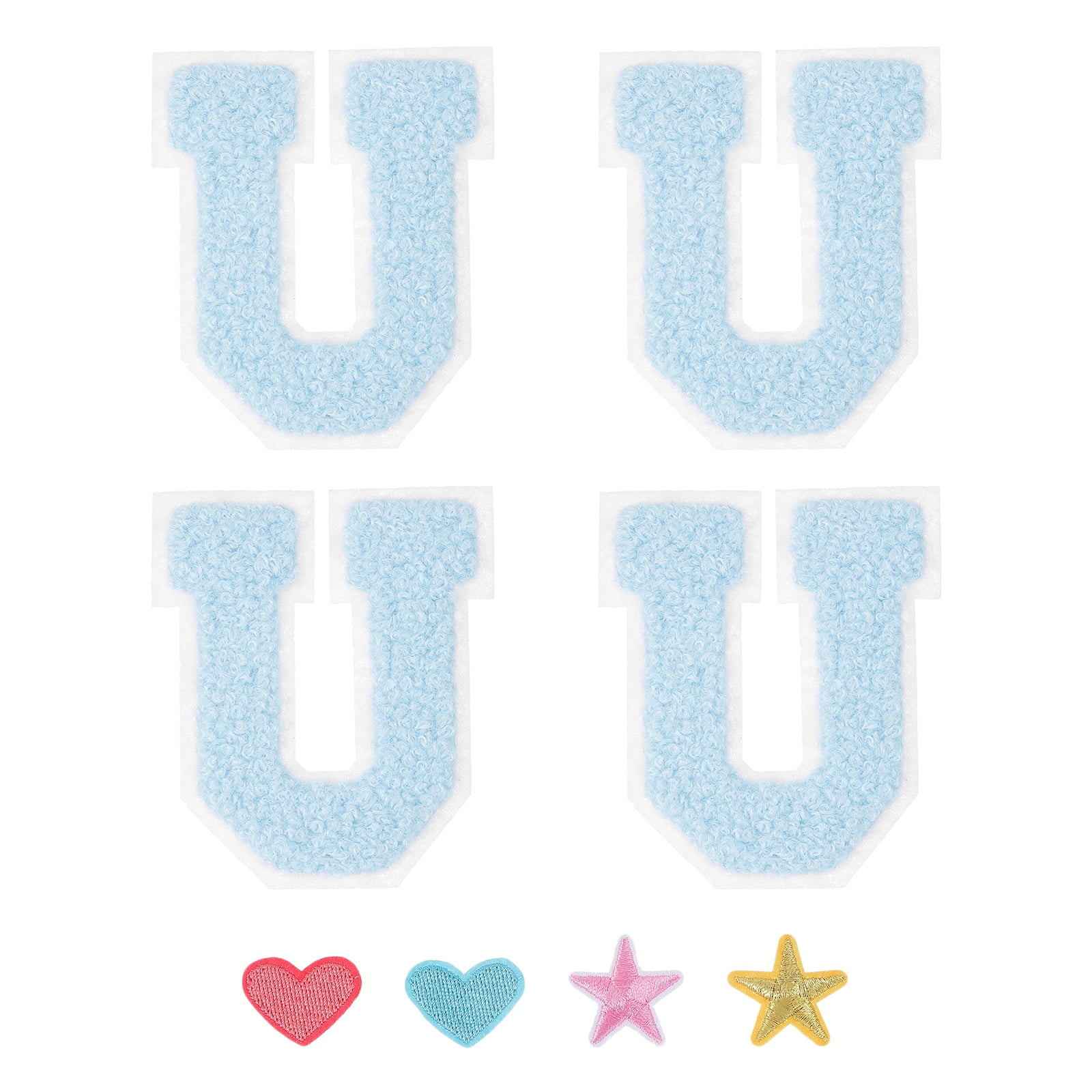 Uxcell Iron on Letter Patch Iron-on Chenille Letter Patches Alphabet ...