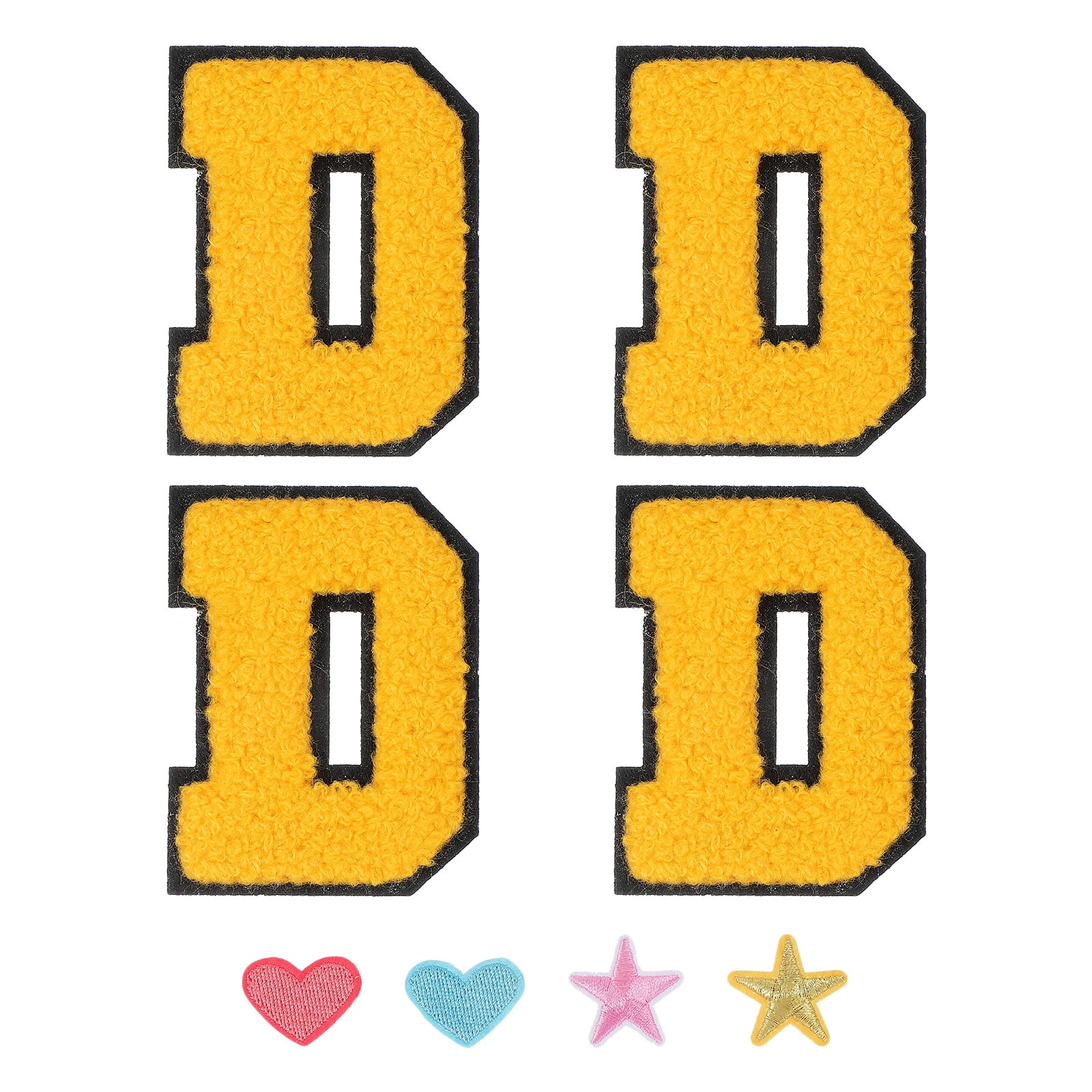 Uxcell Iron on Letter Patch Iron-on Chenille Letter Patches Alphabet ...