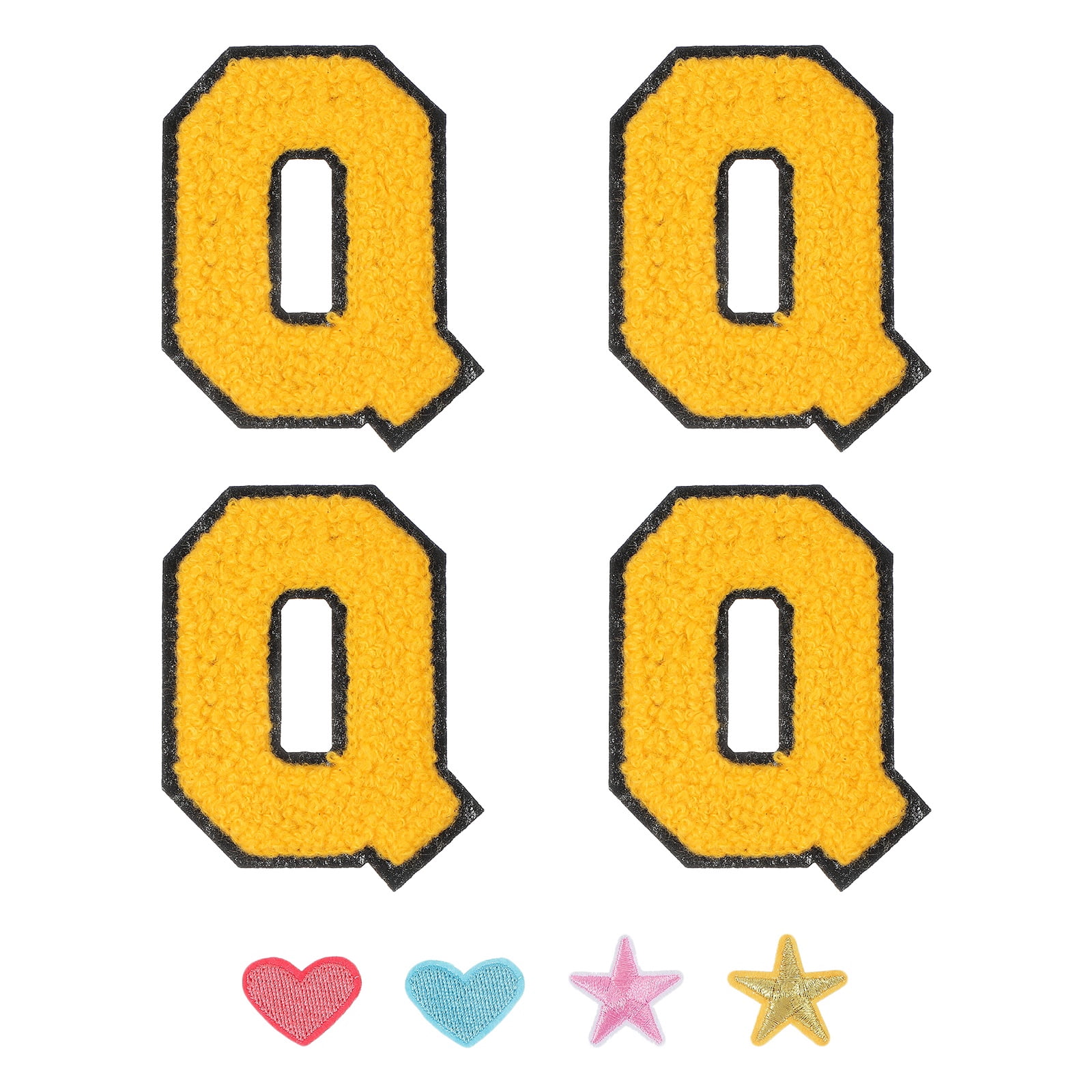Uxcell Iron on Letter Patch Iron-on Chenille Letter Patches Alphabet ...