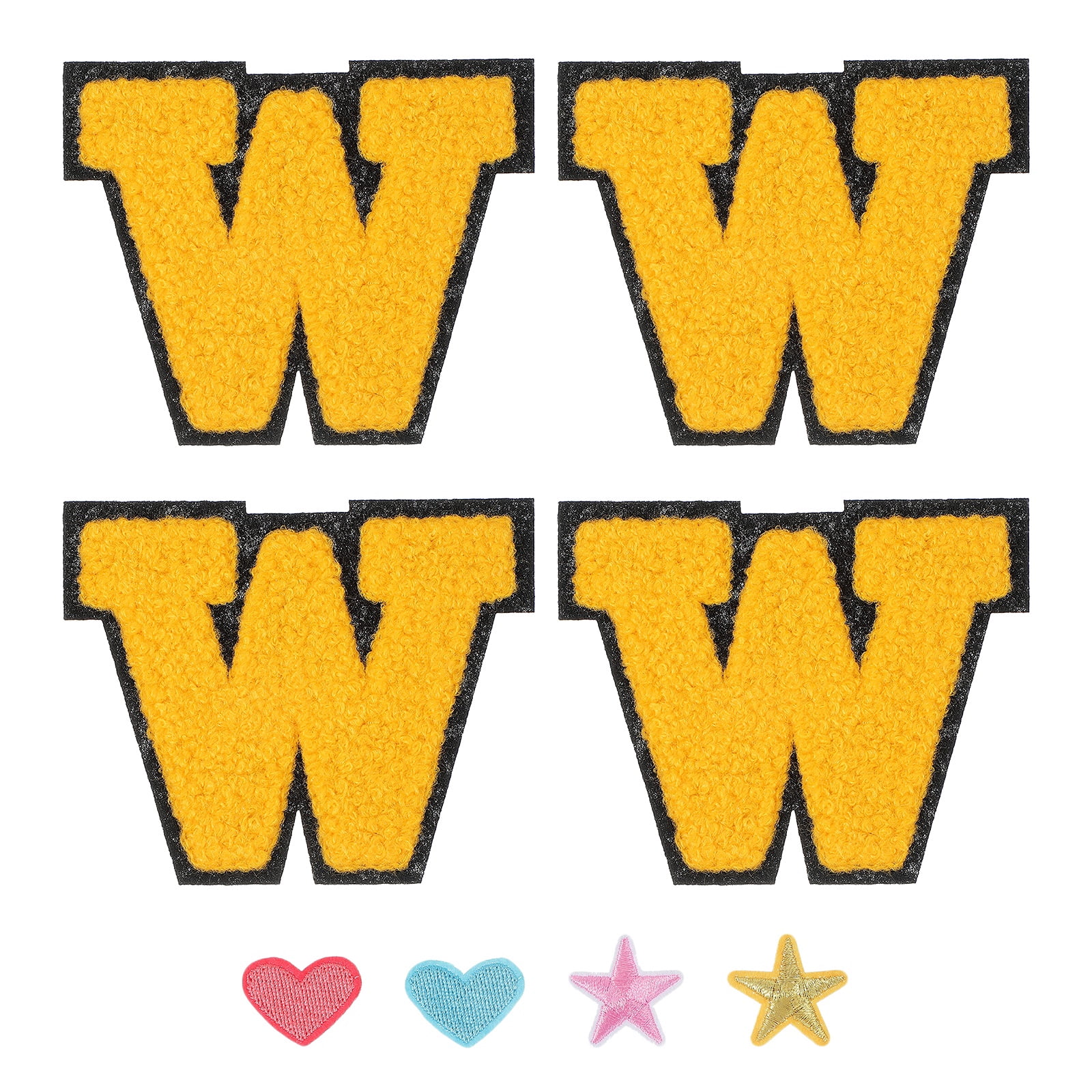 Uxcell Iron on Letter Patch Iron-on Chenille Letter Patches Alphabet ...