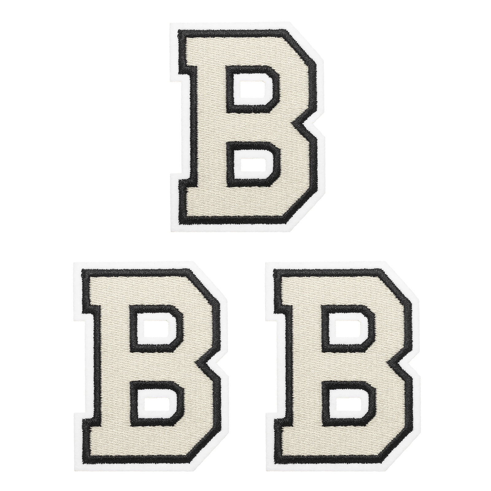 Uxcell Iron on Letter Patches, Chenille Letter Patches Embroidered ...
