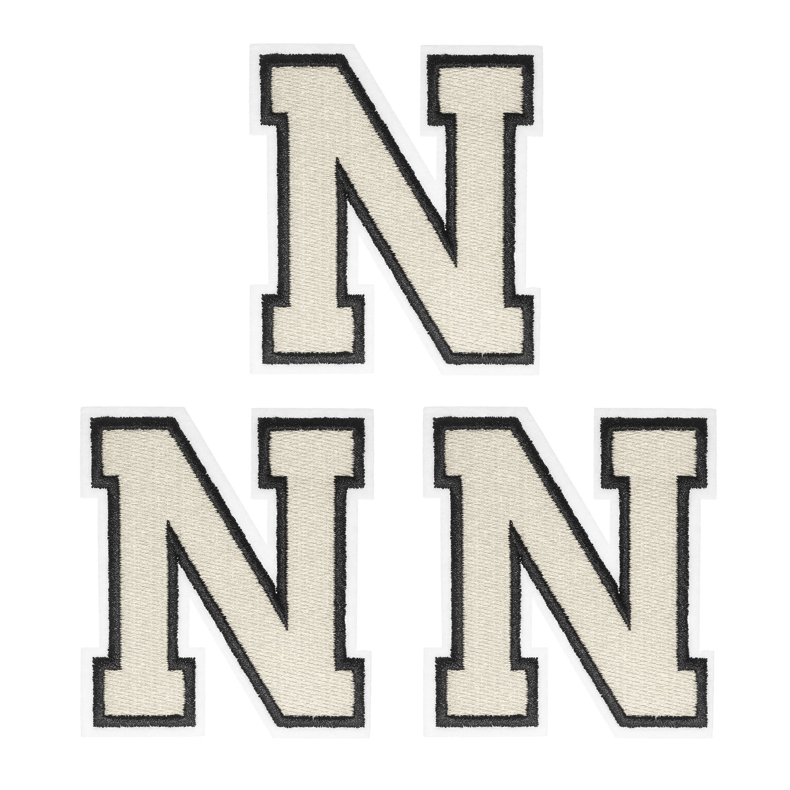 Uxcell Iron on Letter Patches, Chenille Letter Patches Embroidered ...