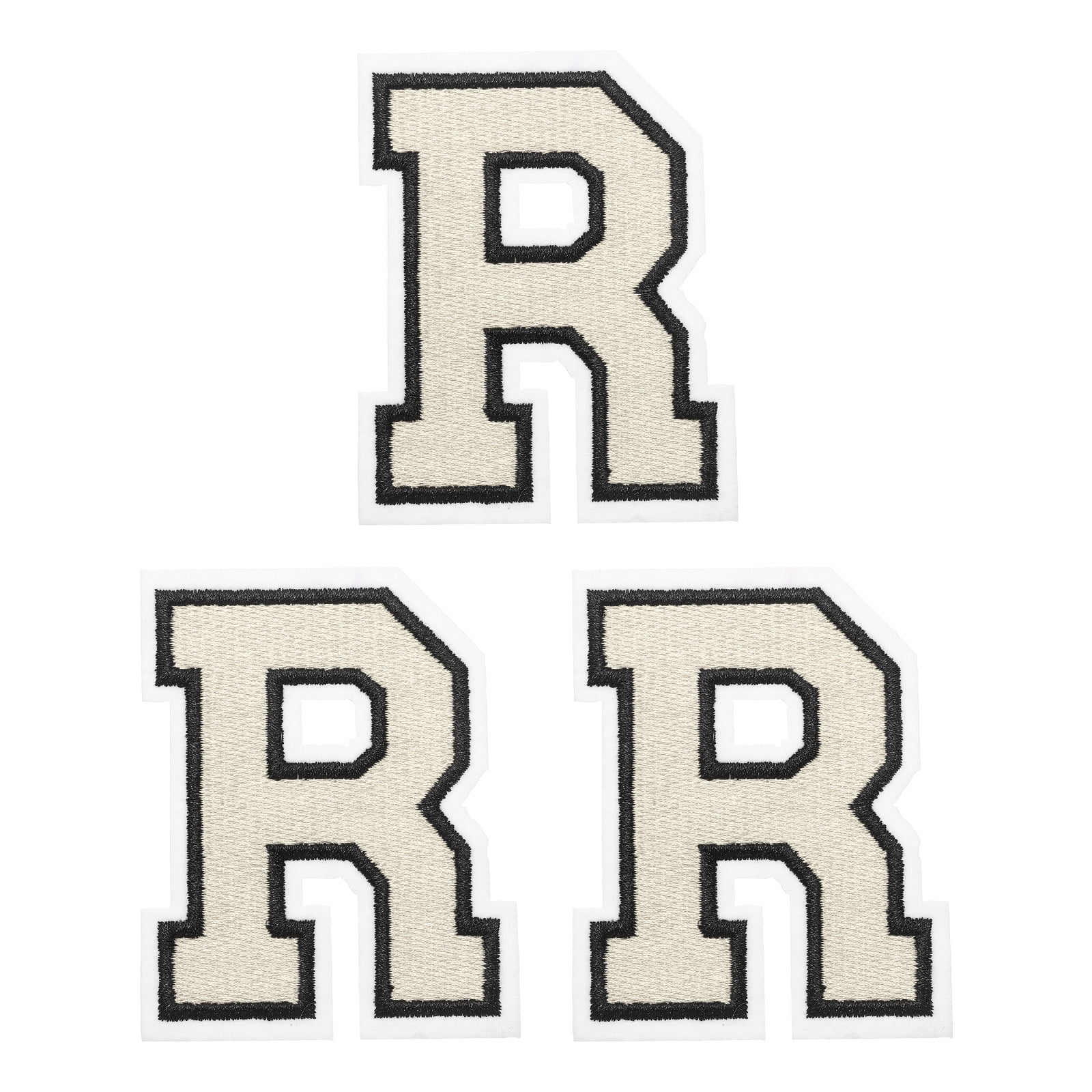 Uxcell Iron on Letter Patches, Chenille Letter Patches Embroidered ...