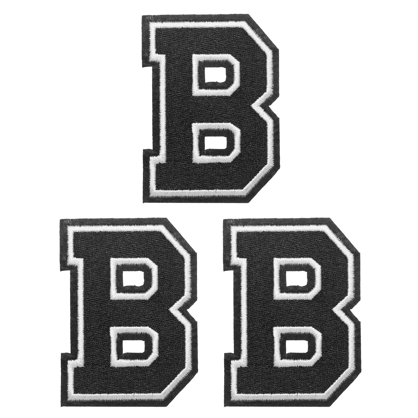 Uxcell Iron on Letter Patches, Chenille Letter Patches Embroidered ...