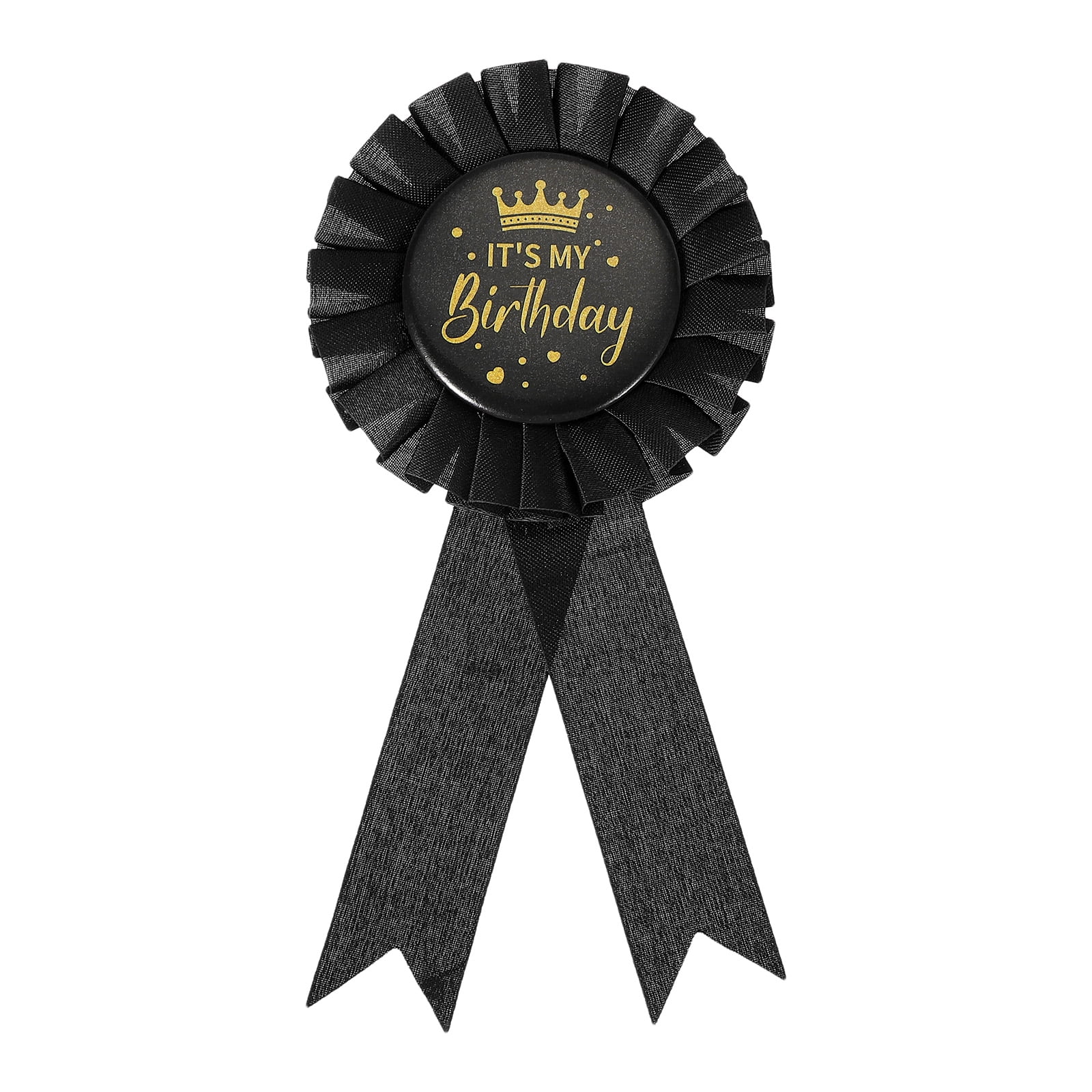 Uxcell 6" x 3" Birthday Ribbon, It's My Birthday Pin Badge Brooch for ...