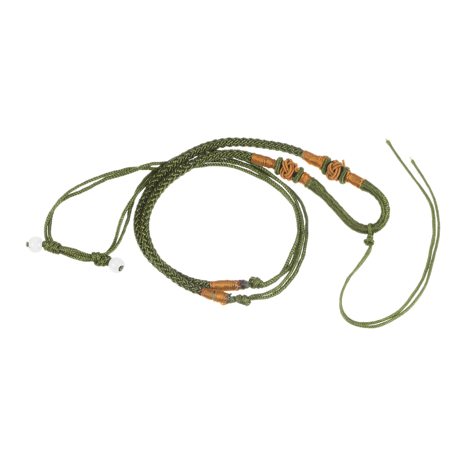 Uxcell Jade Rope Nylon Cord Necklace Strings Emerald Rope, Dark Army ...