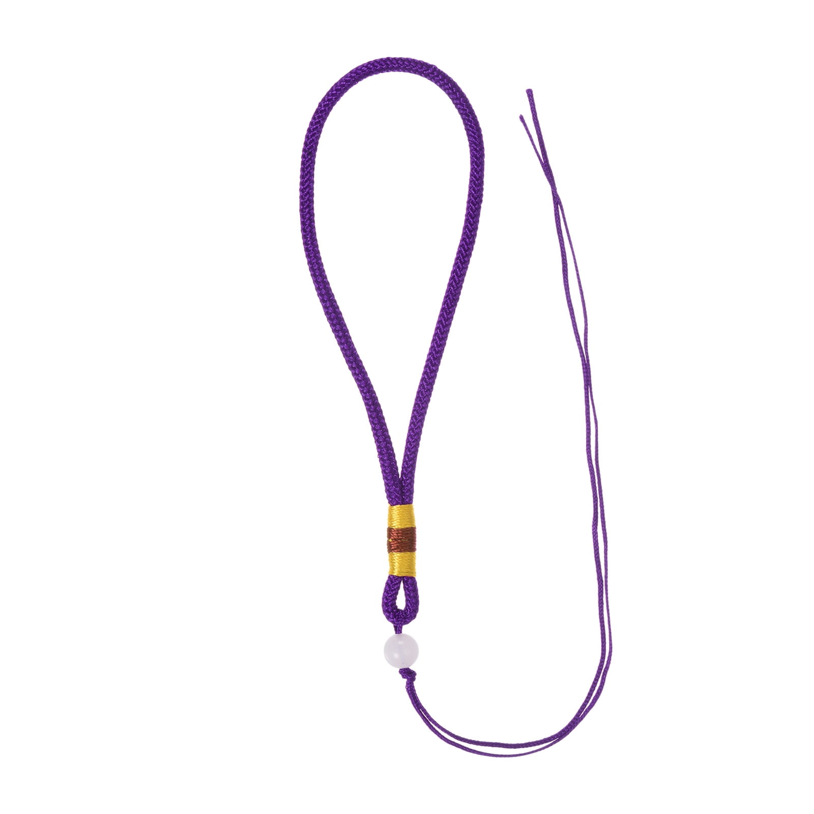 Uxcell Jade Rope Nylon Cords Bracelets Strings Emerald Rope, Purple 5 ...