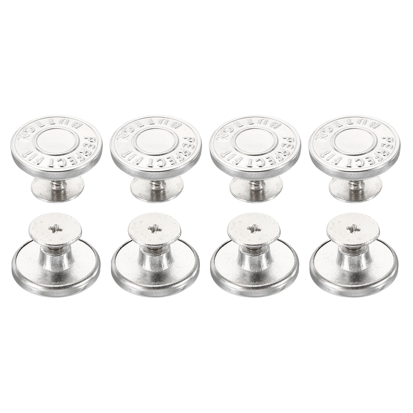 Uxcell Jeans Buttons Waist Buckle Metal Pants Button Pins for Tighten ...