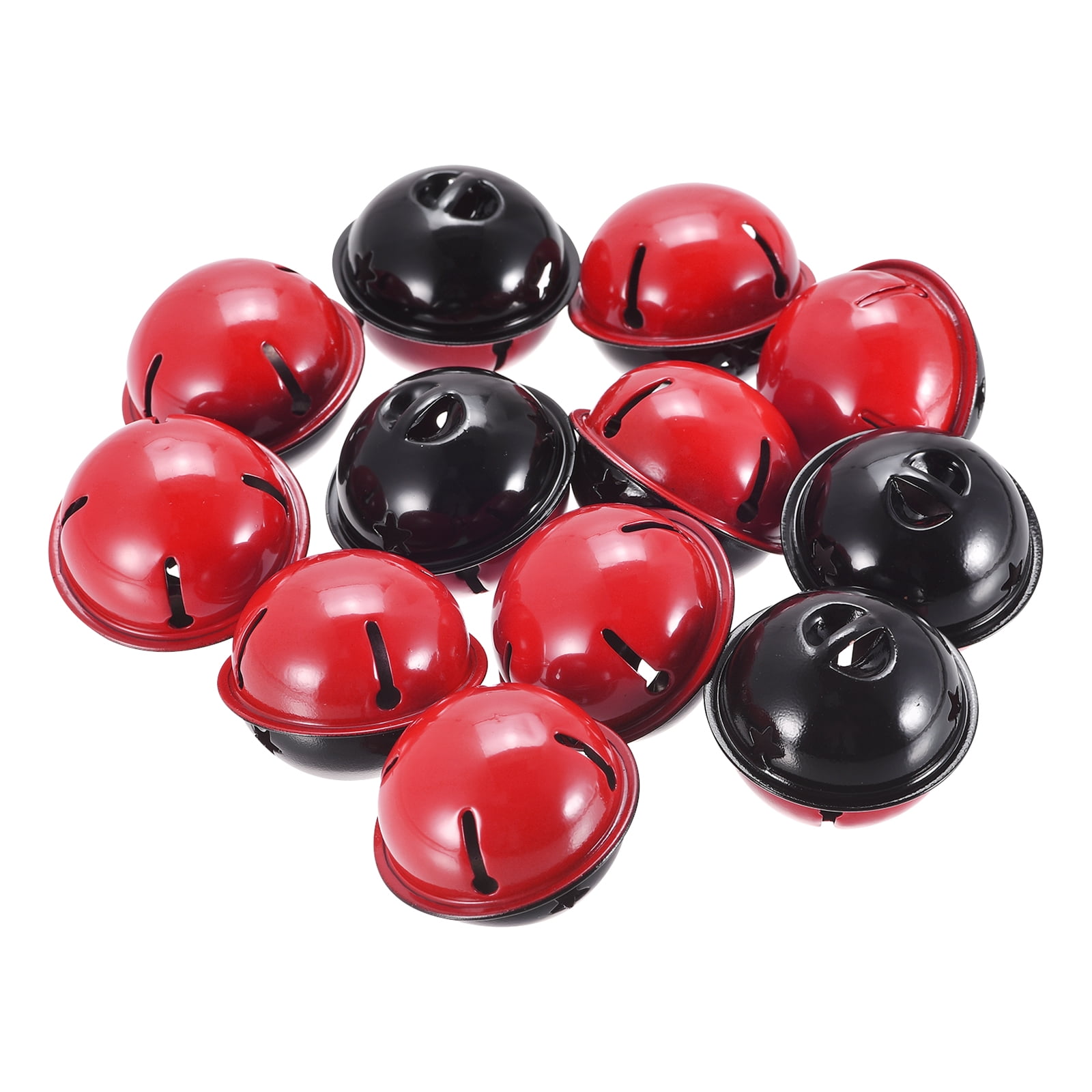 Uxcell Jingle Bells, 40mm 30 Pack Carbon Steel Craft Bells with Star ...