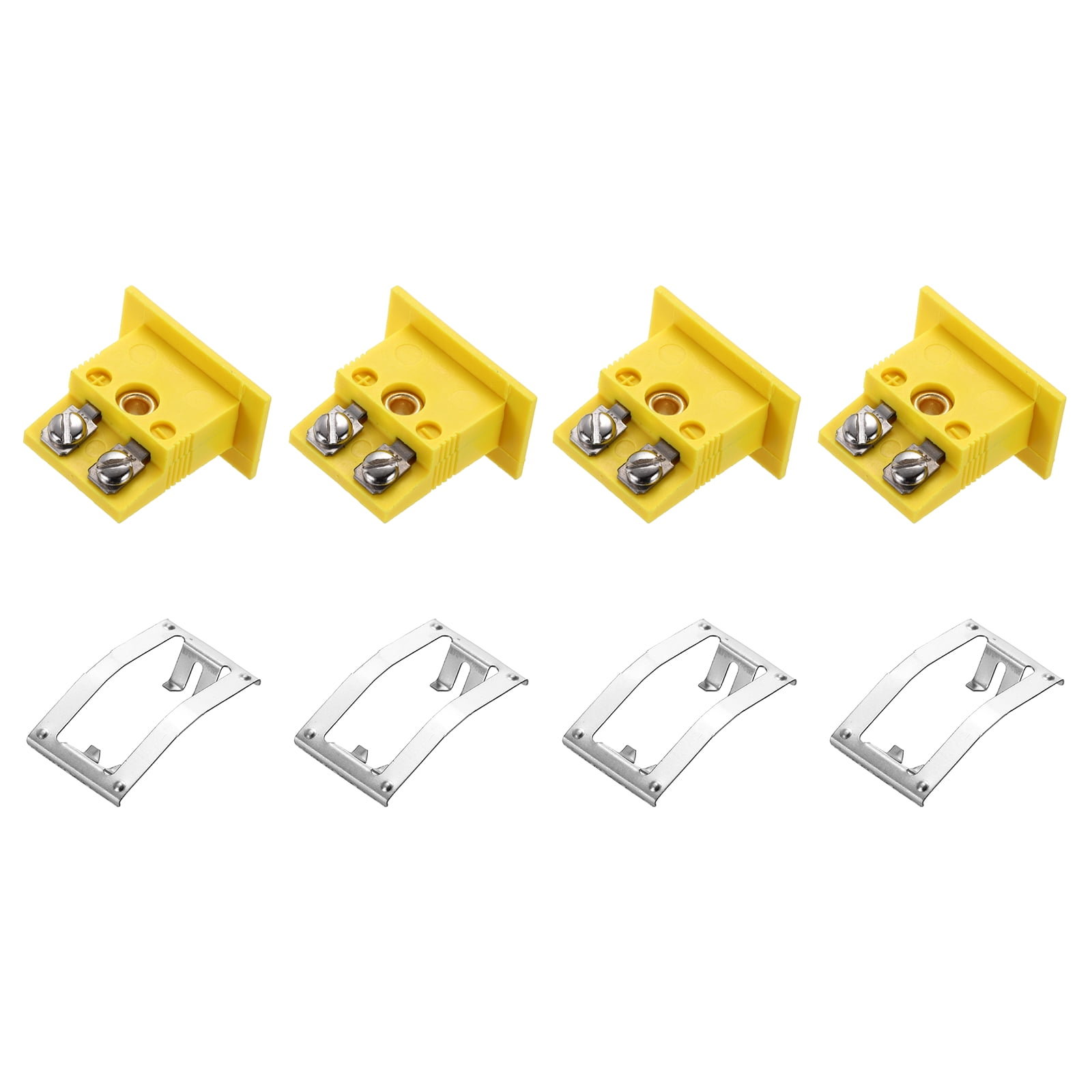 Uxcell K Type Panel Mount Thermocouple Female Mini Socket High Temp ...