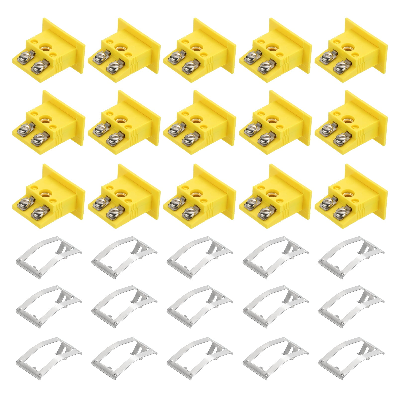 Uxcell K Type Panel Mount Thermocouple Female Mini Socket High ...