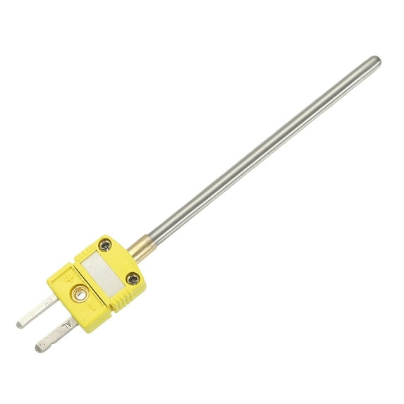 Uxcell K-Type Thermocouple Temperature Sensor Probes, Stainless Steel ...