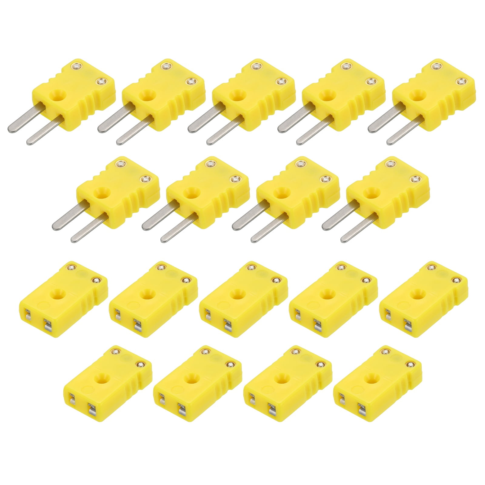 Uxcell K Type Thermocouple Wire Connectors Adapter High Temperature 120 ...
