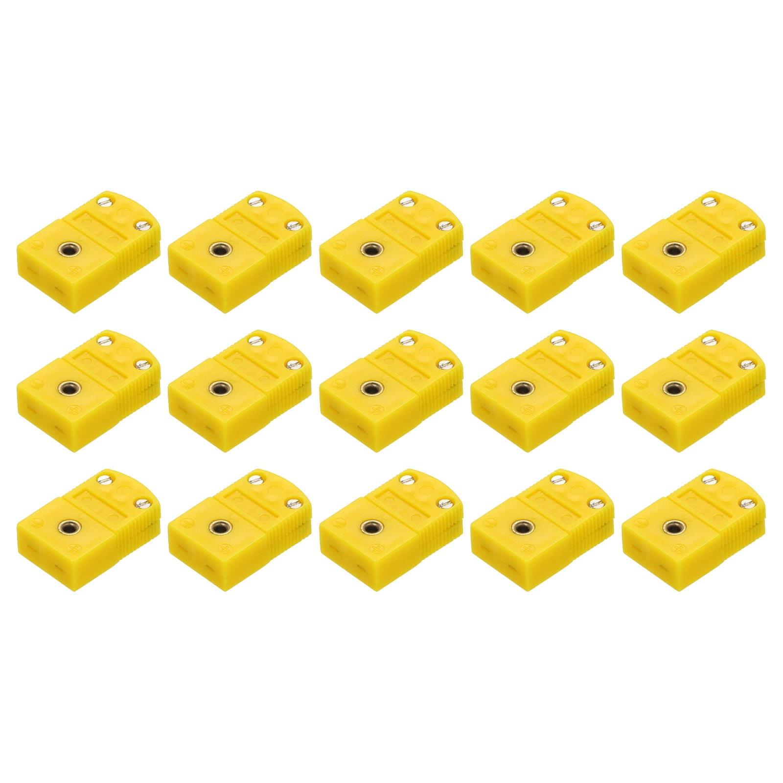 Uxcell K Type Thermocouple Wire Connectors Female Plug Adapter High ...