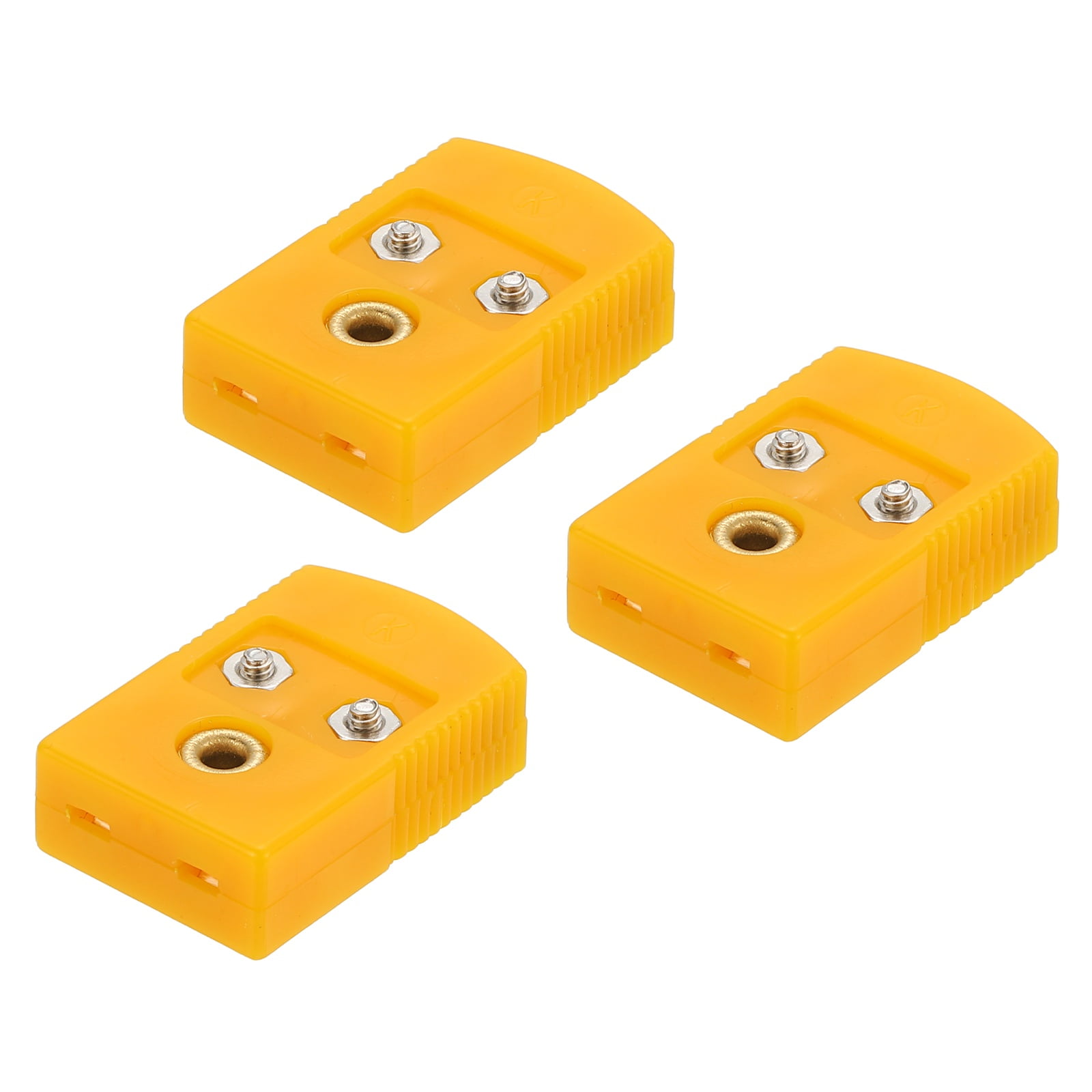 Uxcell K Type Thermocouple Wire Connectors Female Plug Adapter High ...