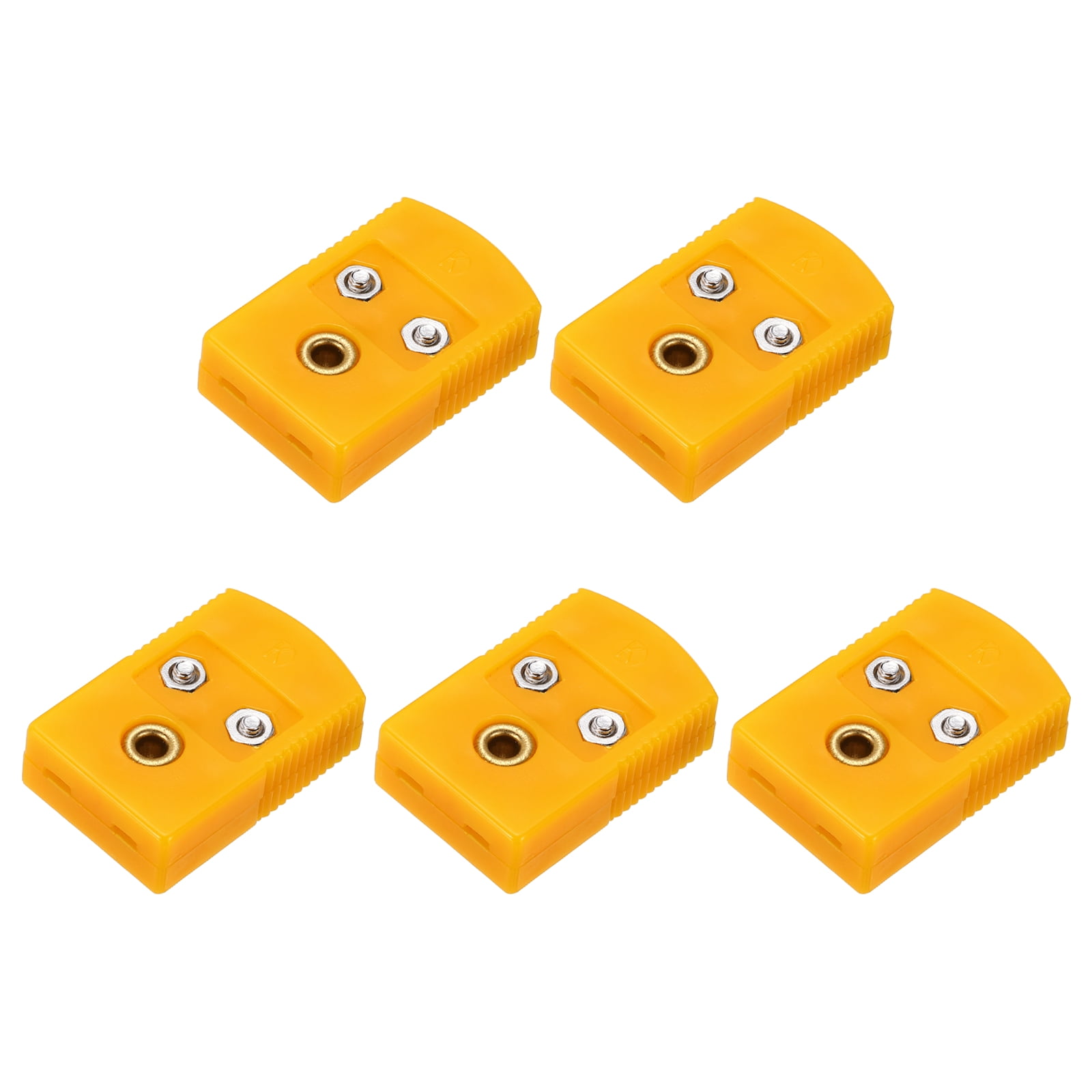 Uxcell K Type Thermocouple Wire Connectors Female Plug Adapter High ...