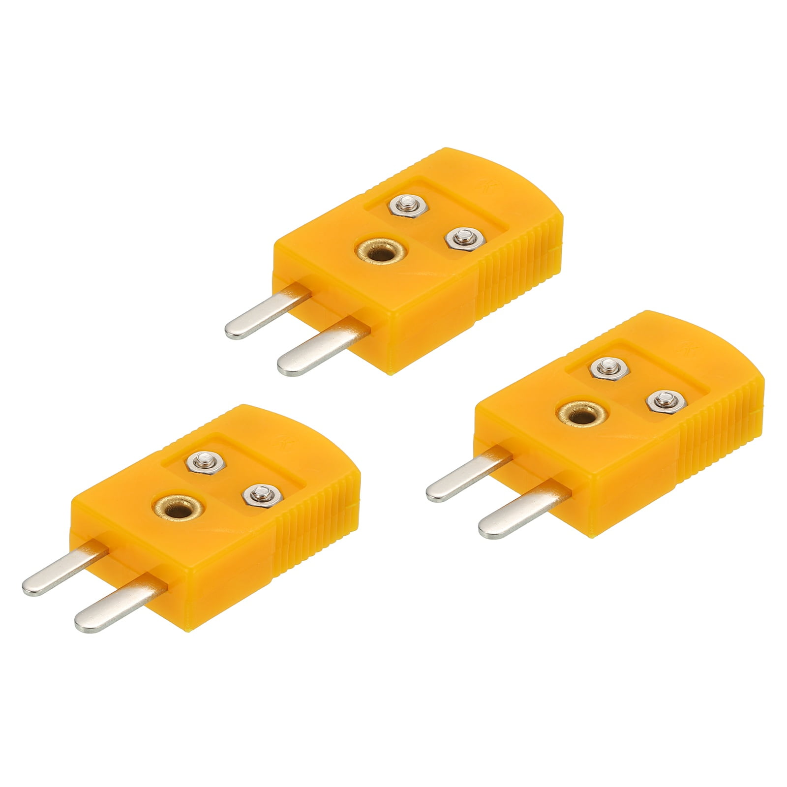 Uxcell K Type Thermocouple Wire Connectors Male Plug Adapter High ...