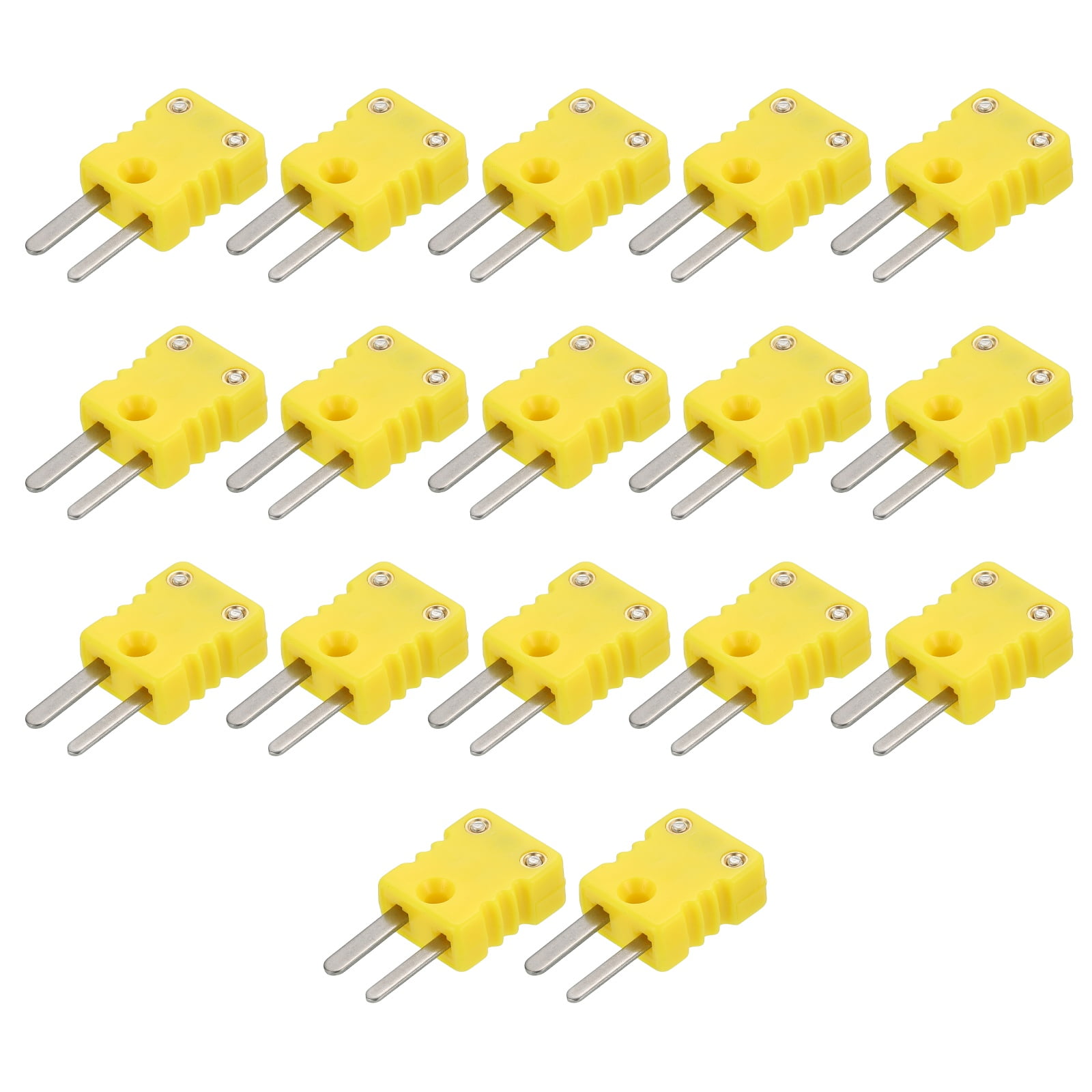 Uxcell K Type Thermocouple Wire Connectors Male Plug Adapter High ...