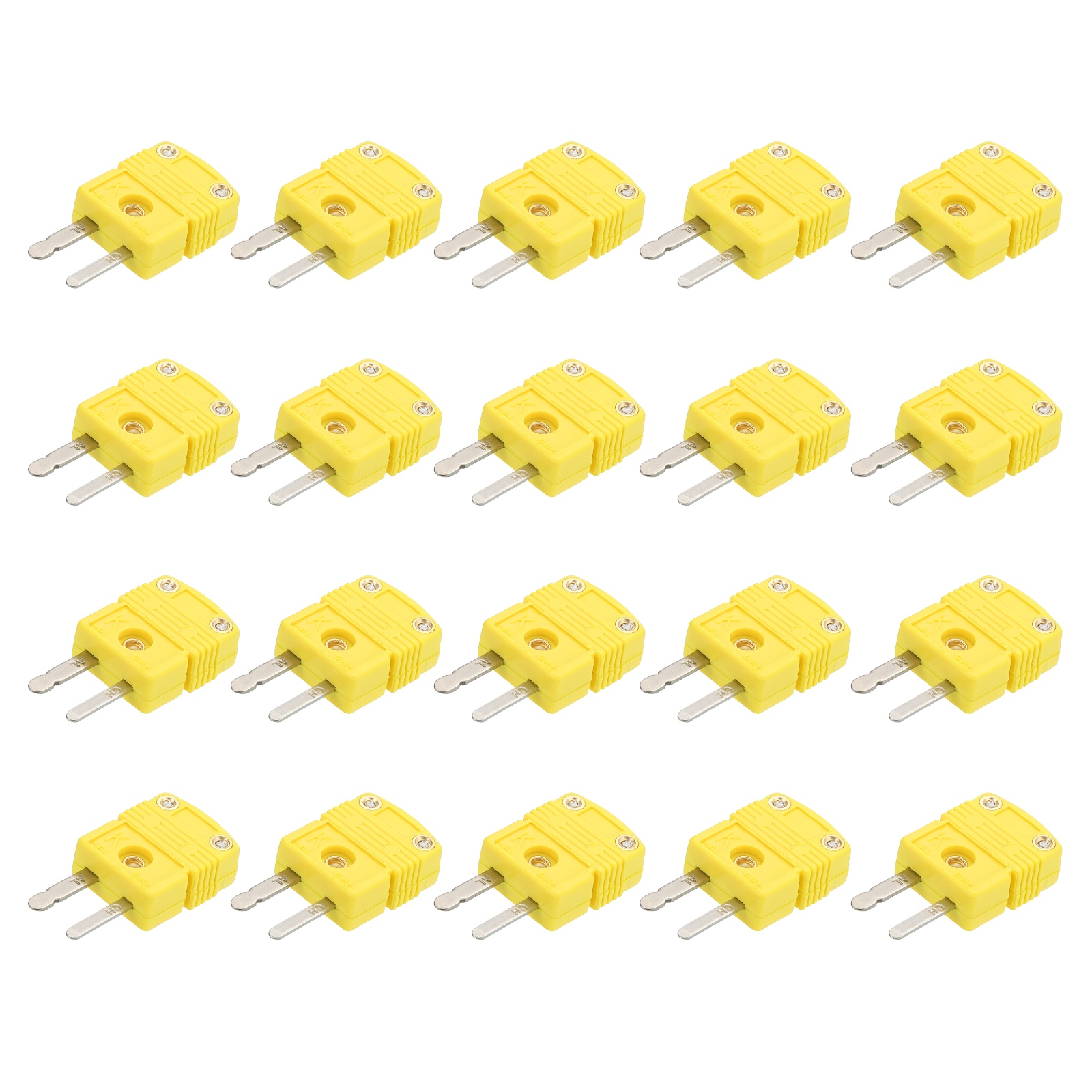 Uxcell K Type Thermocouple Wire Connectors Male Plug Adapter High ...
