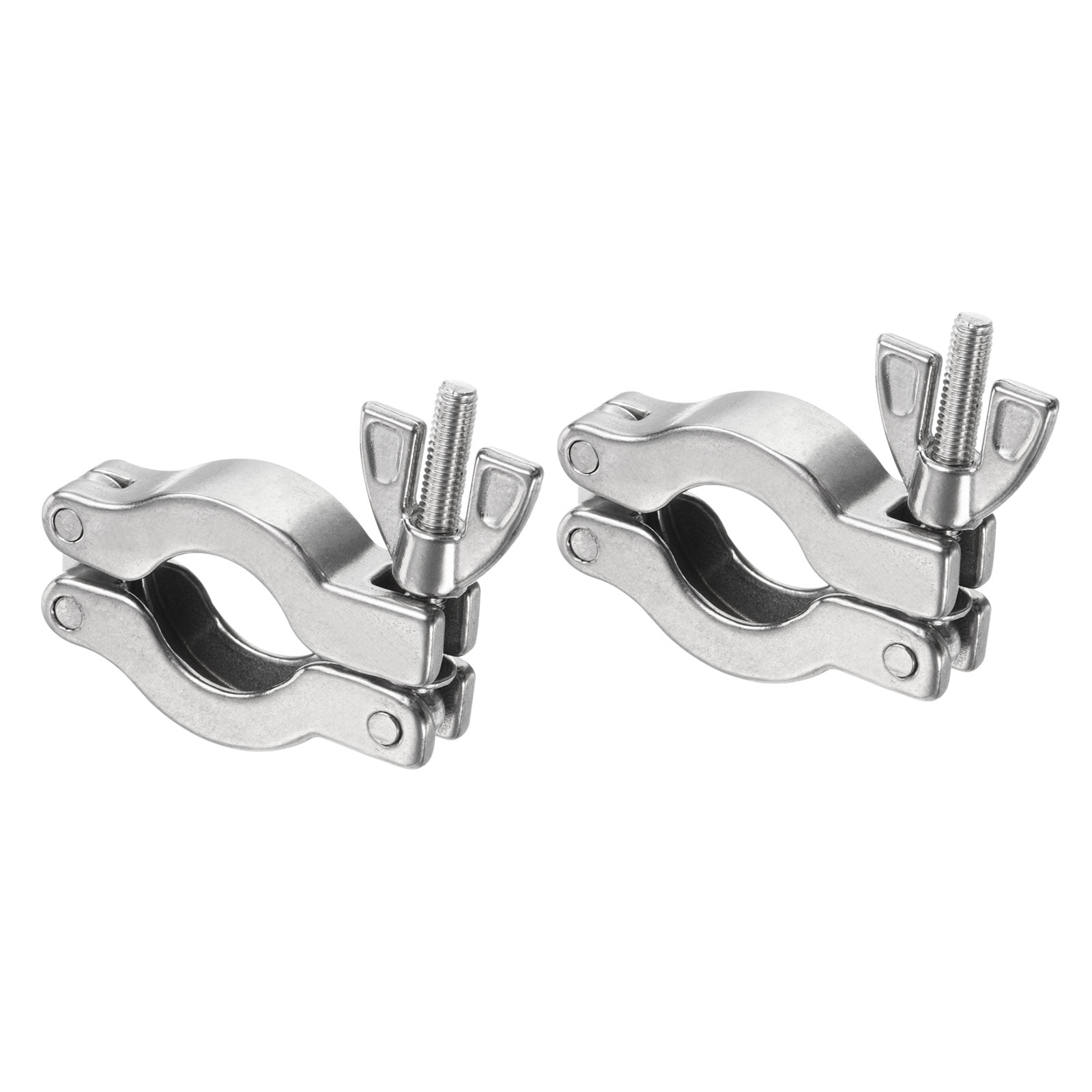 Uxcell KF16 Vacuum Clamp, 2 Pack 304 Stainless Steel Durable Double Pin ...