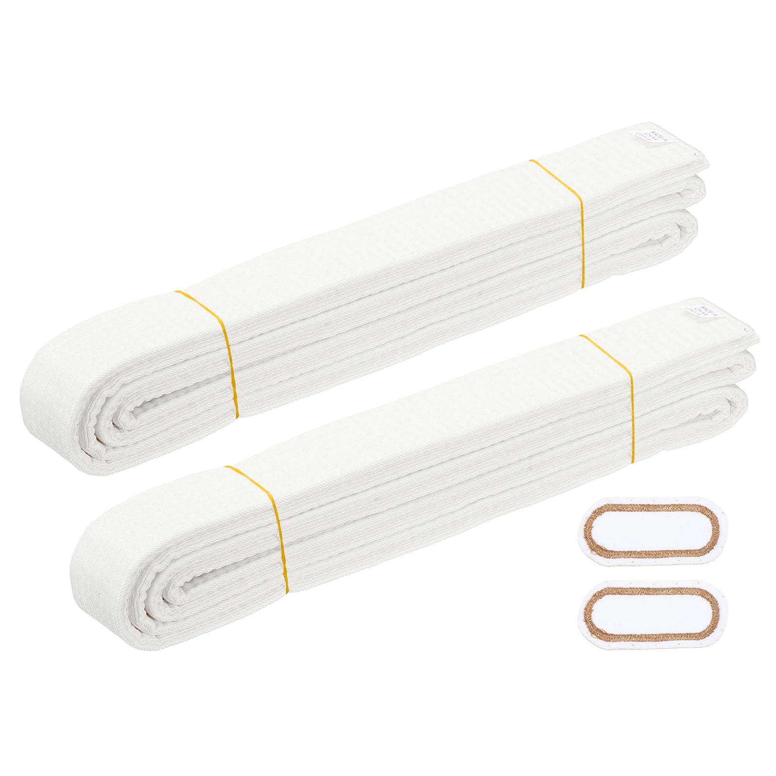 Uxcell Karate Belt, Martial Arts Ranking Belts with Name Tag Solid ...