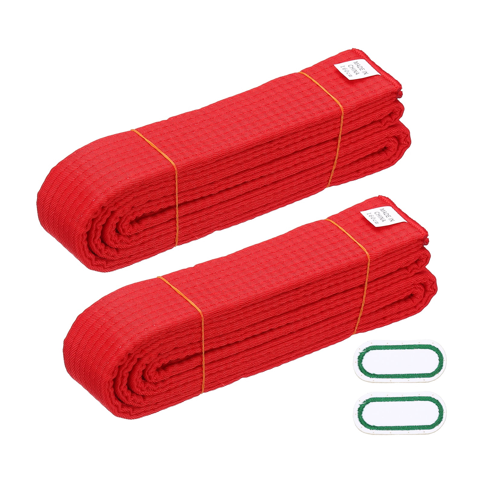 Uxcell Karate Belt, Martial Arts Ranking Belts with Name Tag Solid ...