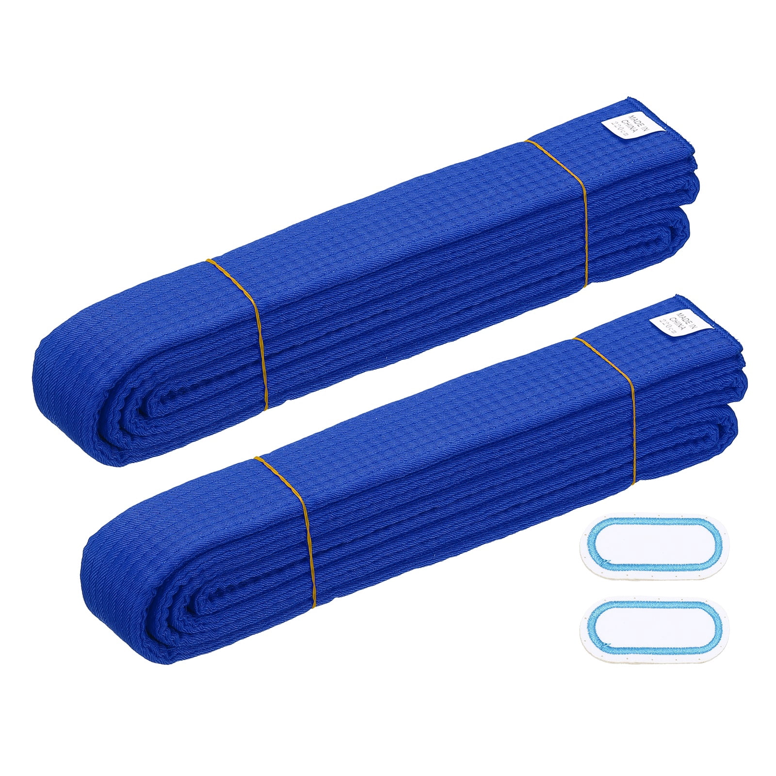 Uxcell Karate Belt, Martial Arts Ranking Belts with Name Tag Solid ...