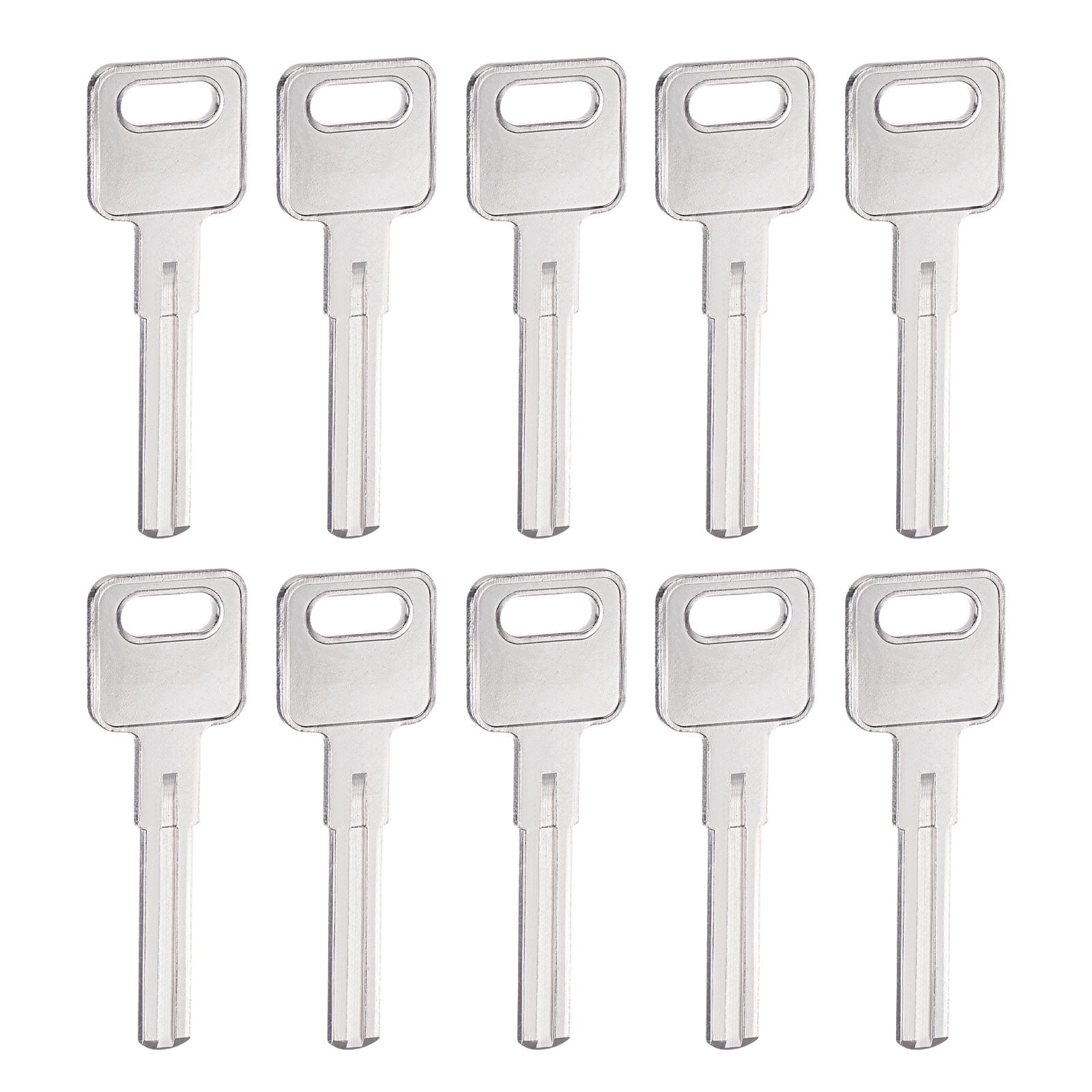 Uxcell Key Blanks, 35mm Length 1 Slot Brass New Un-cut Replacement Tool ...