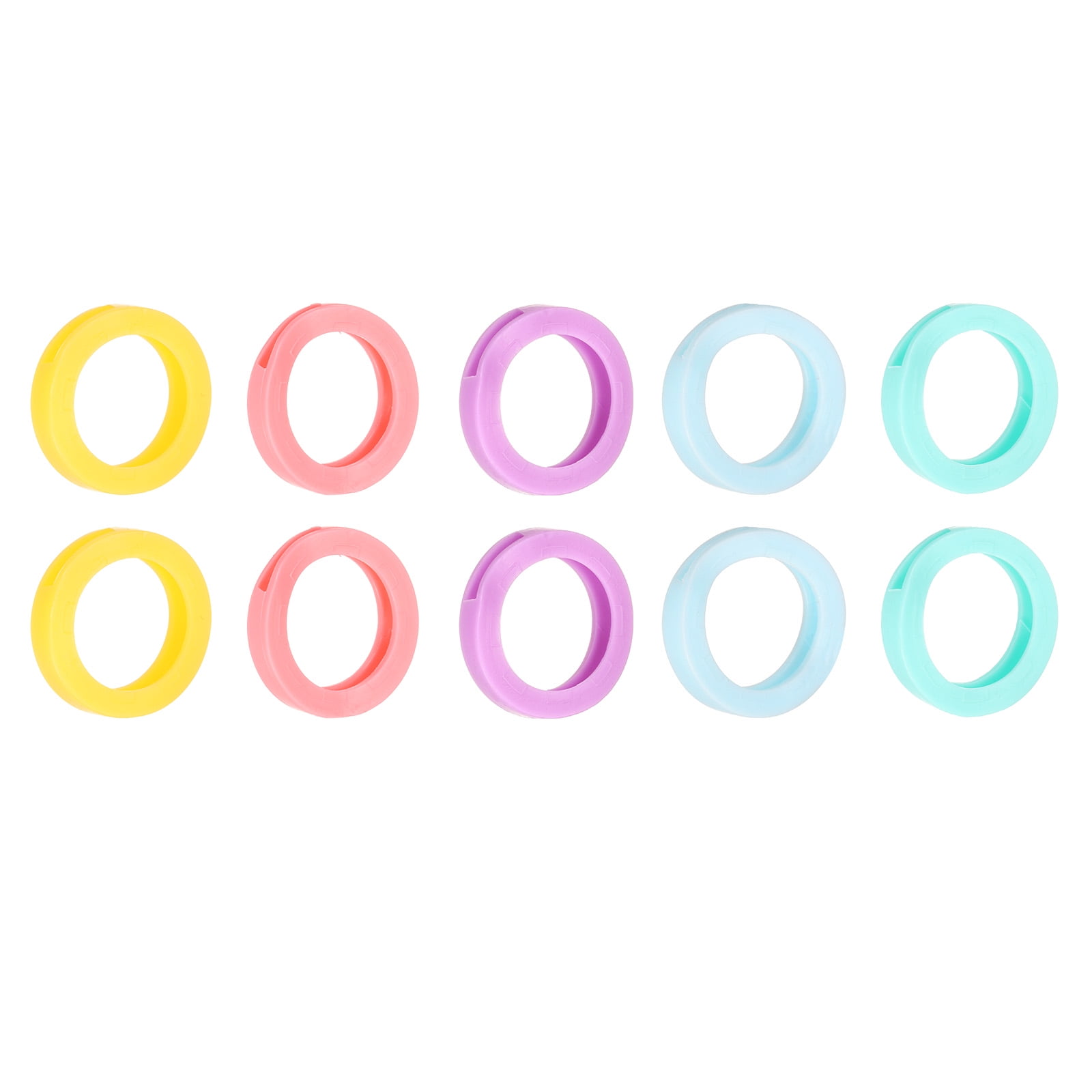 Uxcell Key Caps Set, 20 Pcs Key Cap Tags Identifiers Cover Rings ...