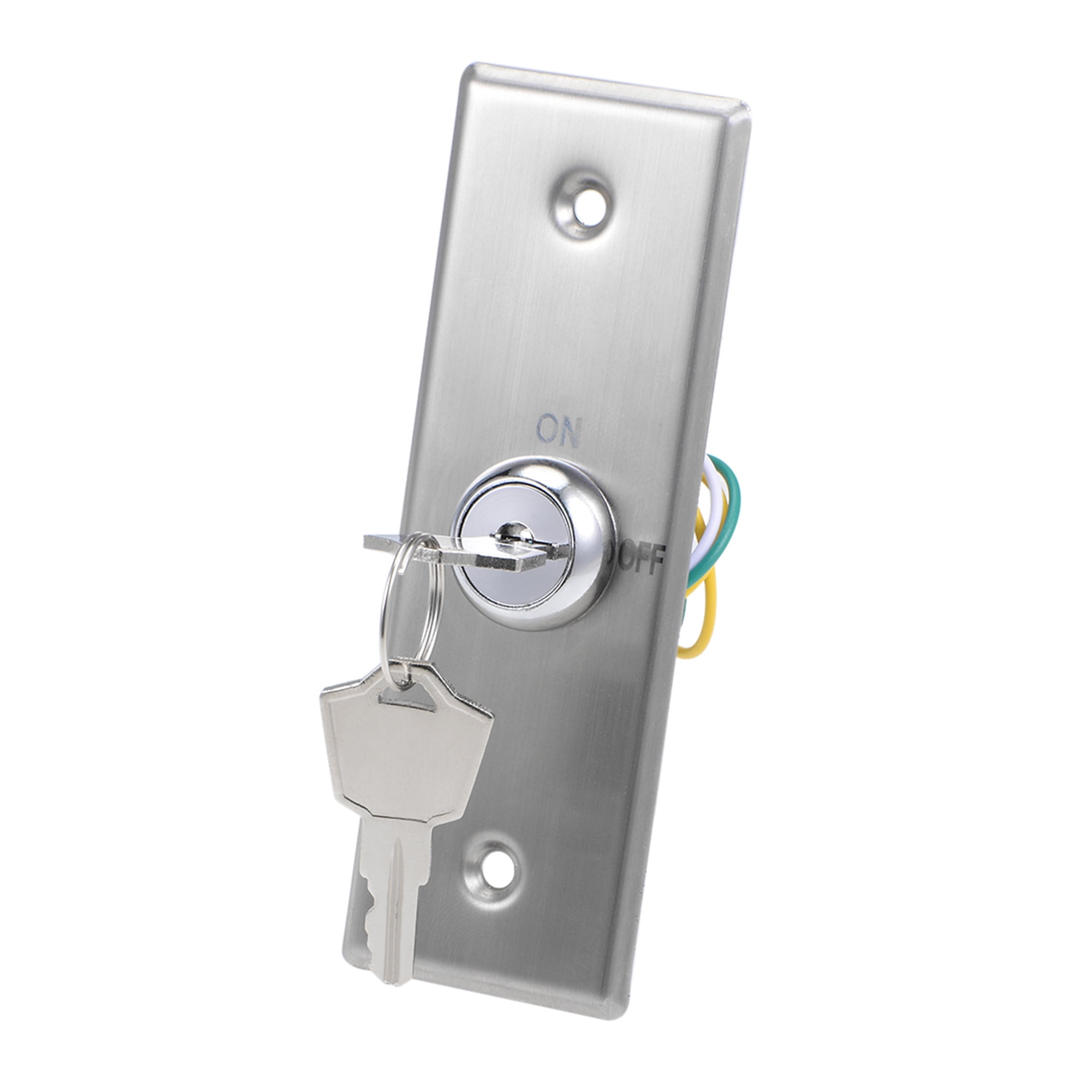 Uxcell Key Switch Lock On Off Exit Door Lock Door Release DPST for ...