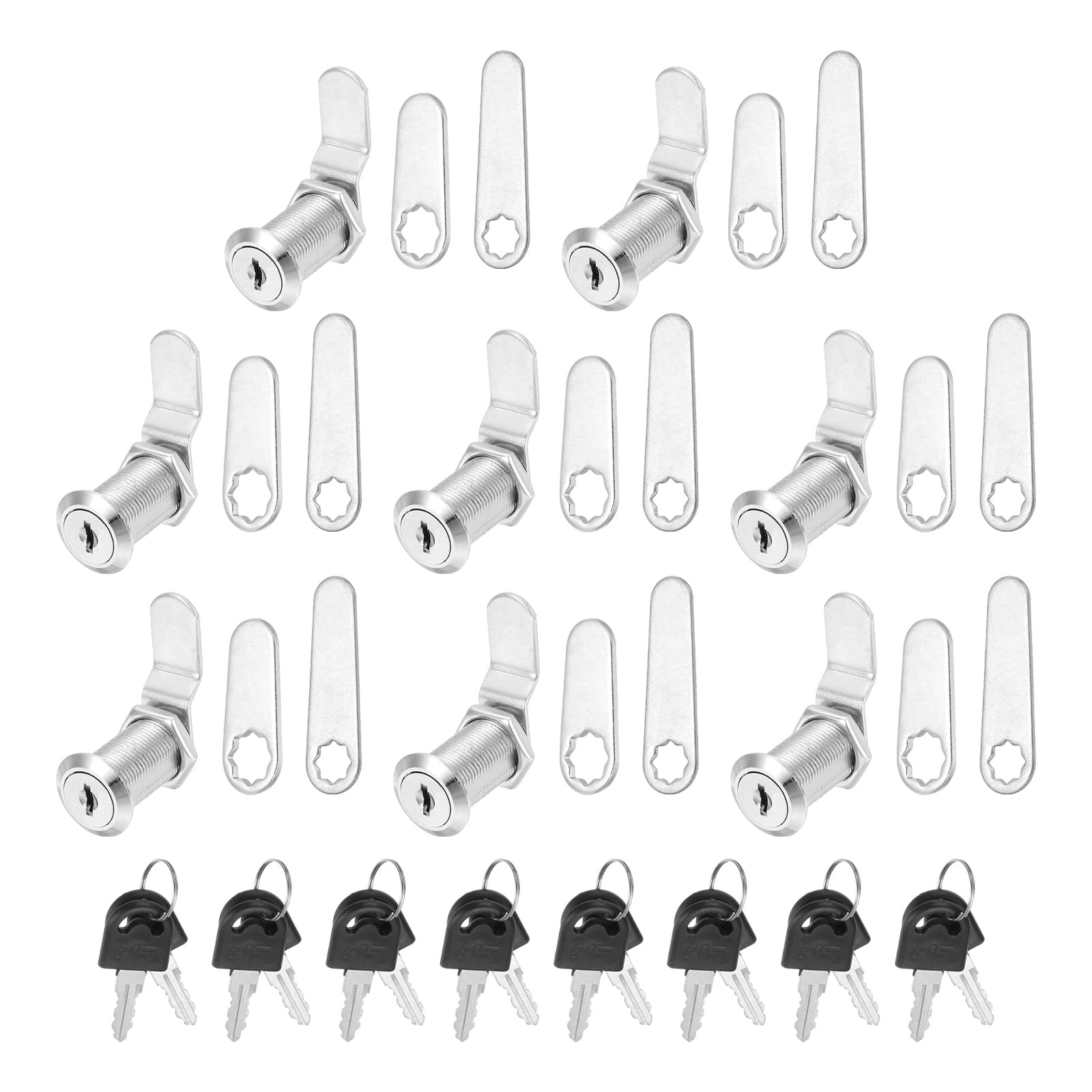 Uxcell Keyed Alike Cabinet Locks 1-1/8 Inch with Key for RV Drawer ...