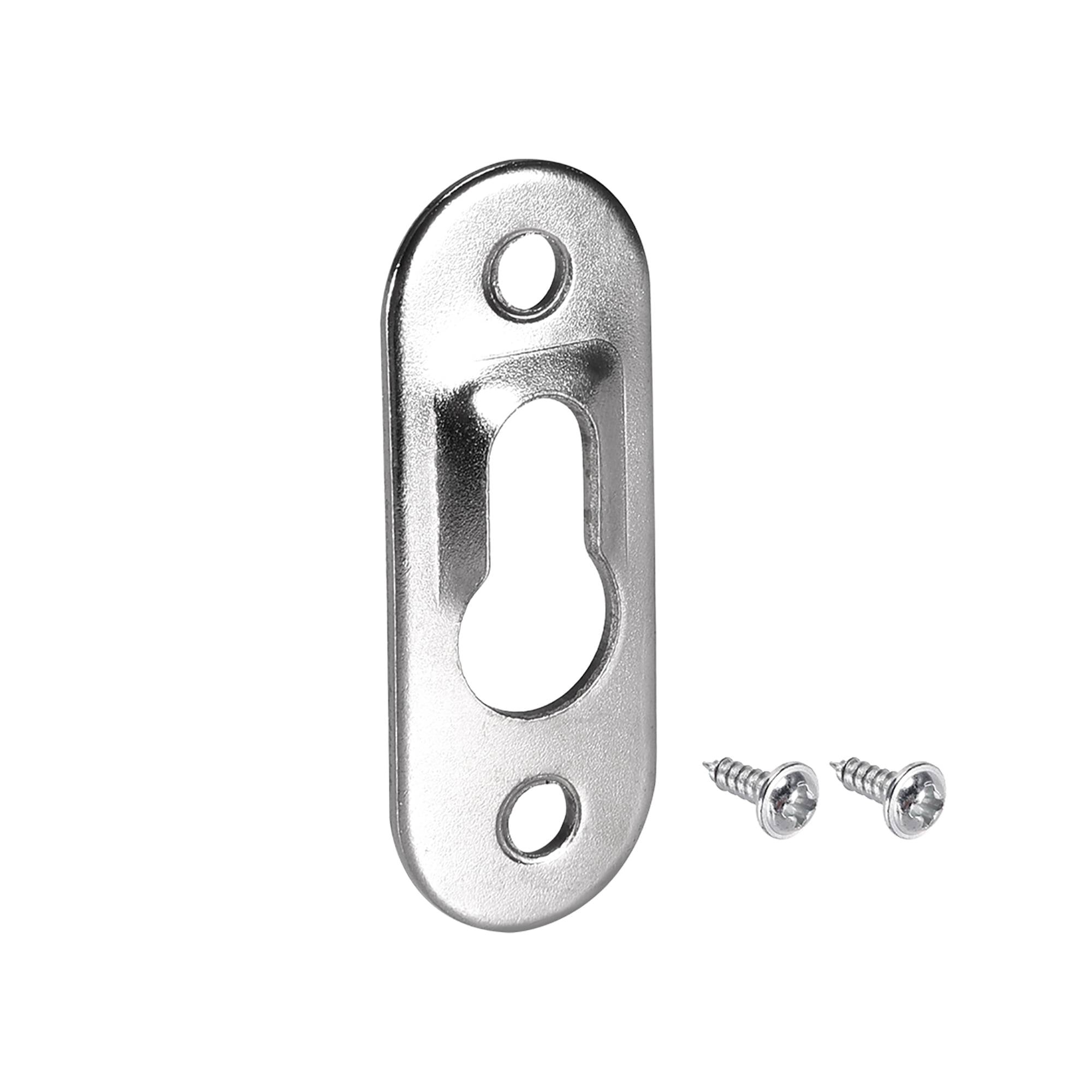 Uxcell Keyhole Hanging Plate 1.65'' x 0.63'' Single Hole Hook Iron ...