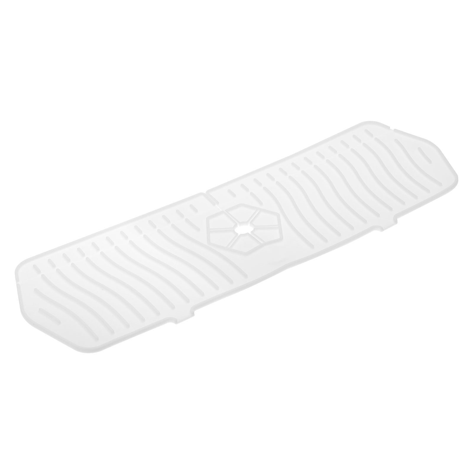 Uxcell Kitchen Faucet Sink Splash Guard, 17.7" x 5.8" Silicone Faucet ...