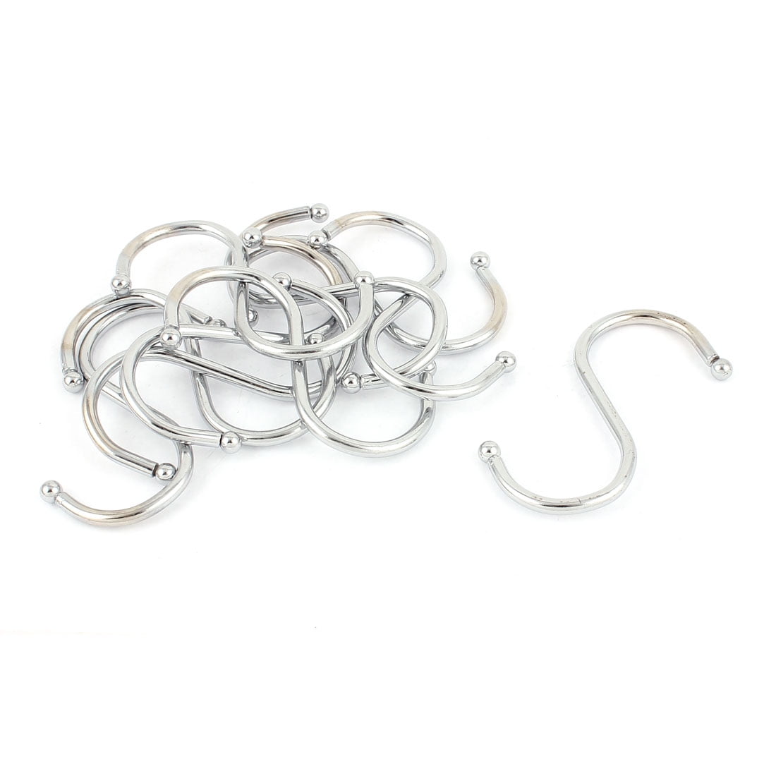 Unique Bargains 10 pcs Durable Stainless Steel S Shape Hooks, Utility ...