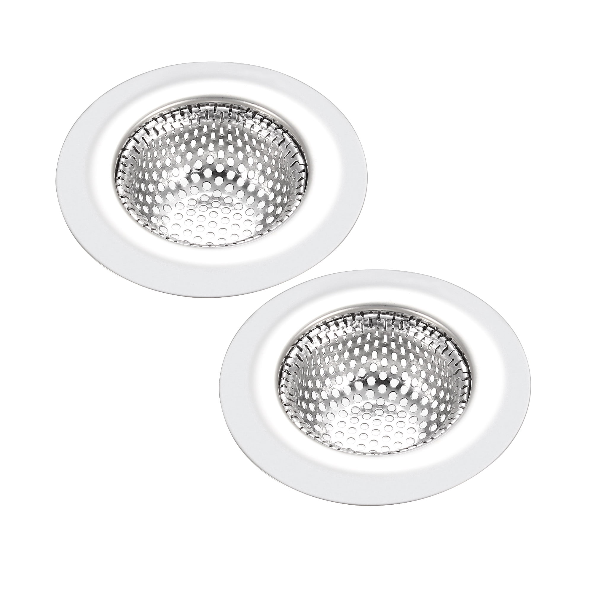 Uxcell Kitchen Sink Garbage Strainer 1.8" Stainless Steel Disposal ...