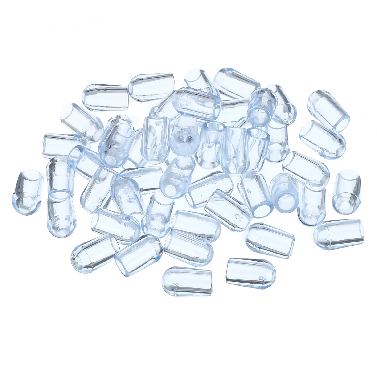Uxcell Kitchen Sink Rack Feet, 100 Pack 4.5mm IDx7.5mm OD PVC Rack ...